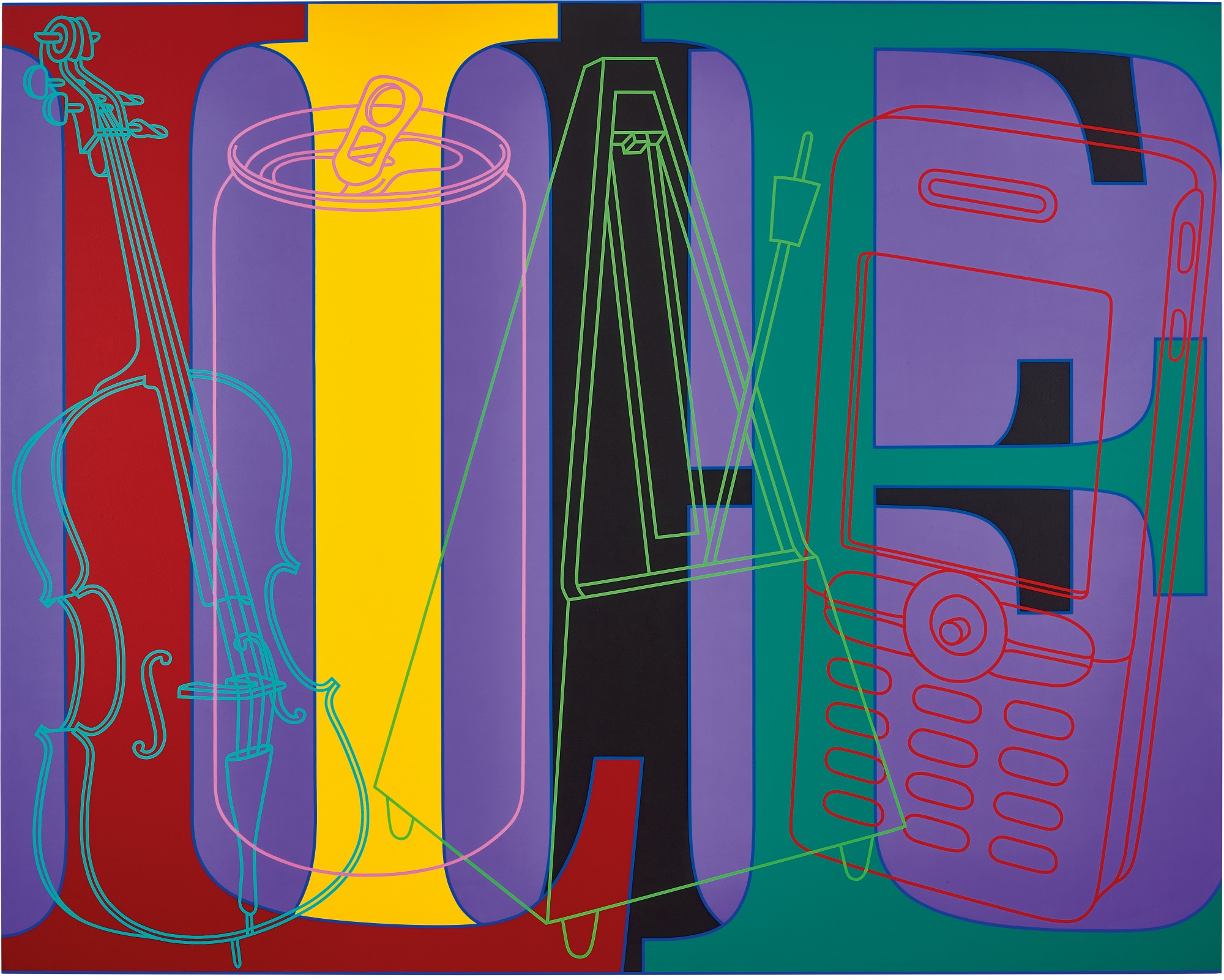 Michael Craig-Martin 邁克爾・克雷格・馬丁 | Untitled (Life) 無題（生命） | Contemporary ...