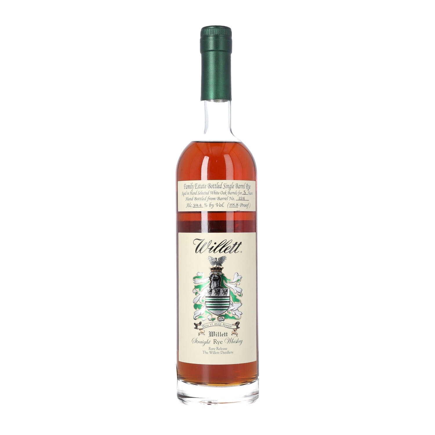 Willett Family Estate Single Barrel Rye 5 Year Old "Lionel Richie" 118. ...