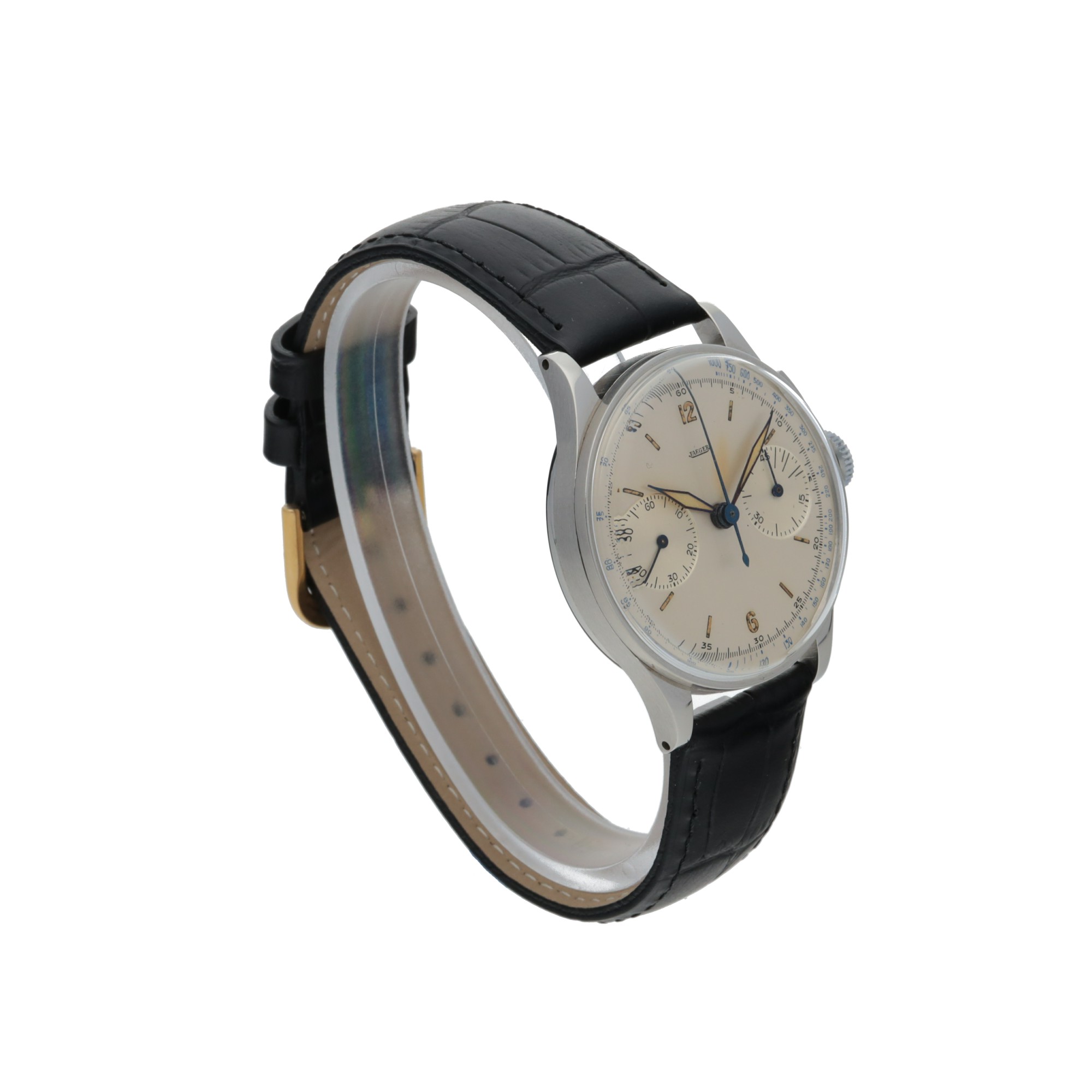 JAEGER | STAINLESS STEEL CHRONOGRAPH WRISTWATCH CIRCA 1940 | Watches ...