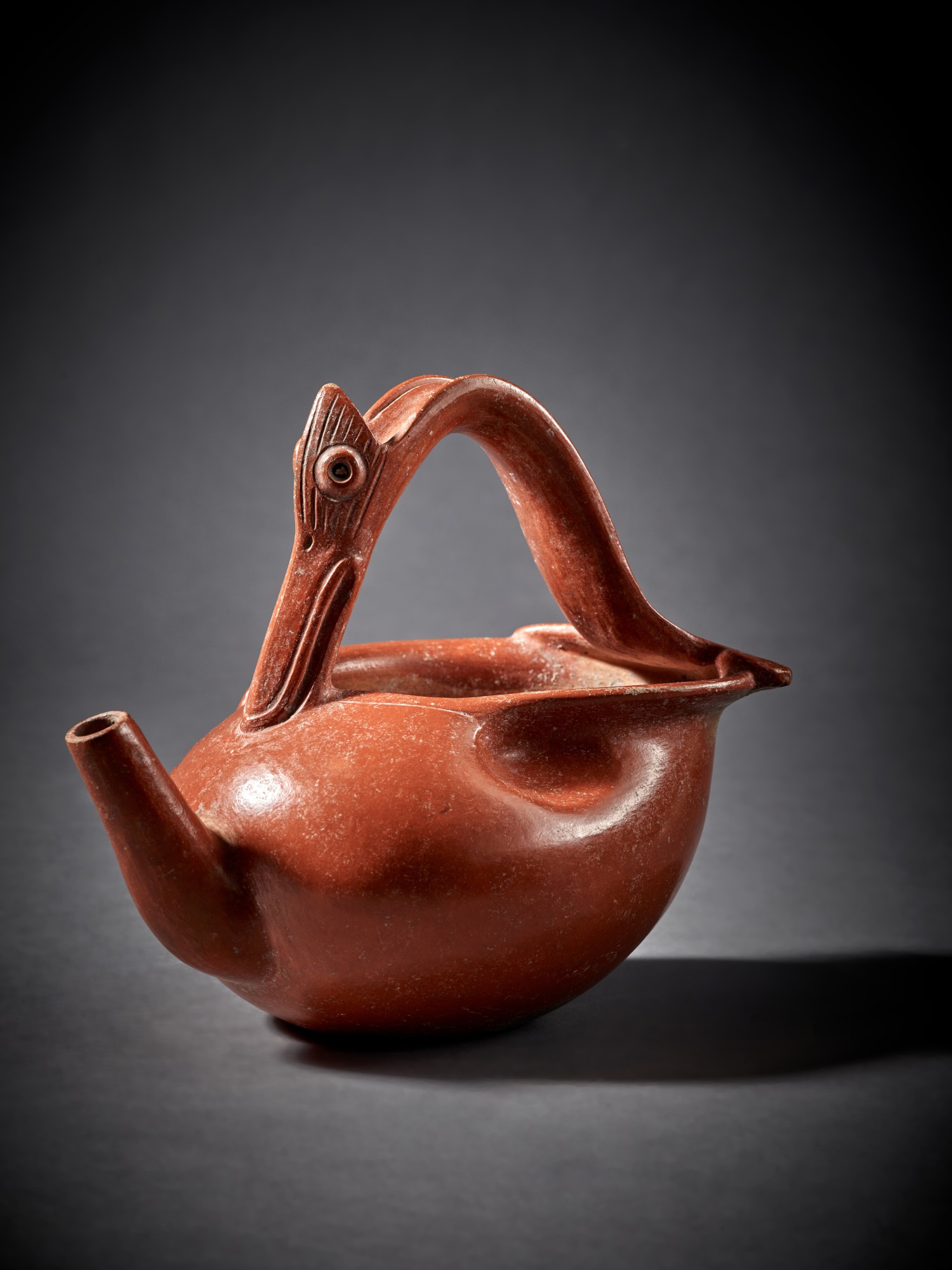 Maya Orangeware Vessel of a Waterbird Early Classic, circa AD 250 - 450 ...
