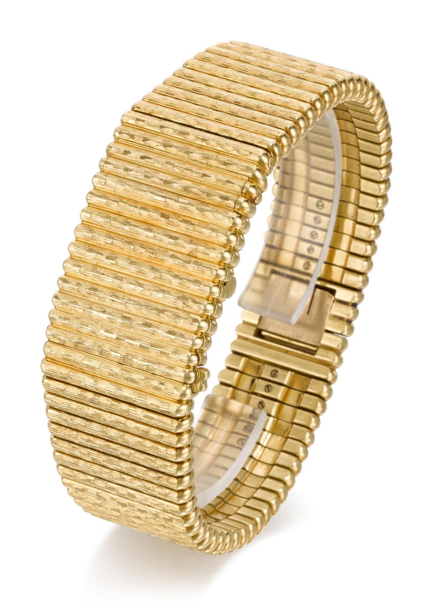 PIAGET | REFERENCE 9130 C 20 YELLOW GOLD BRACELET WATCH WITH CONCEALED ...