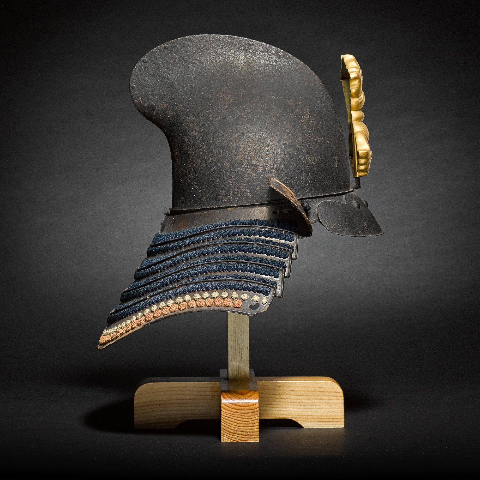 An Eboshi-nari kabuto [court cap shaped helmet] | Edo period, 17th ...