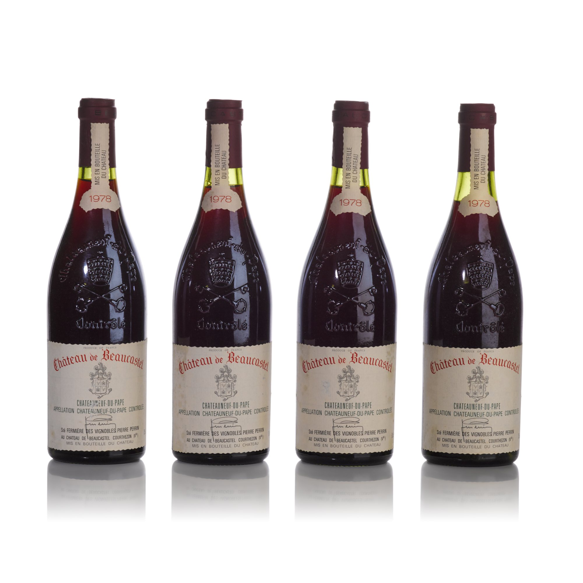 Château de Beaucastel Rouge 1978 (12 BT) | The Adrian Bowden Collection ...