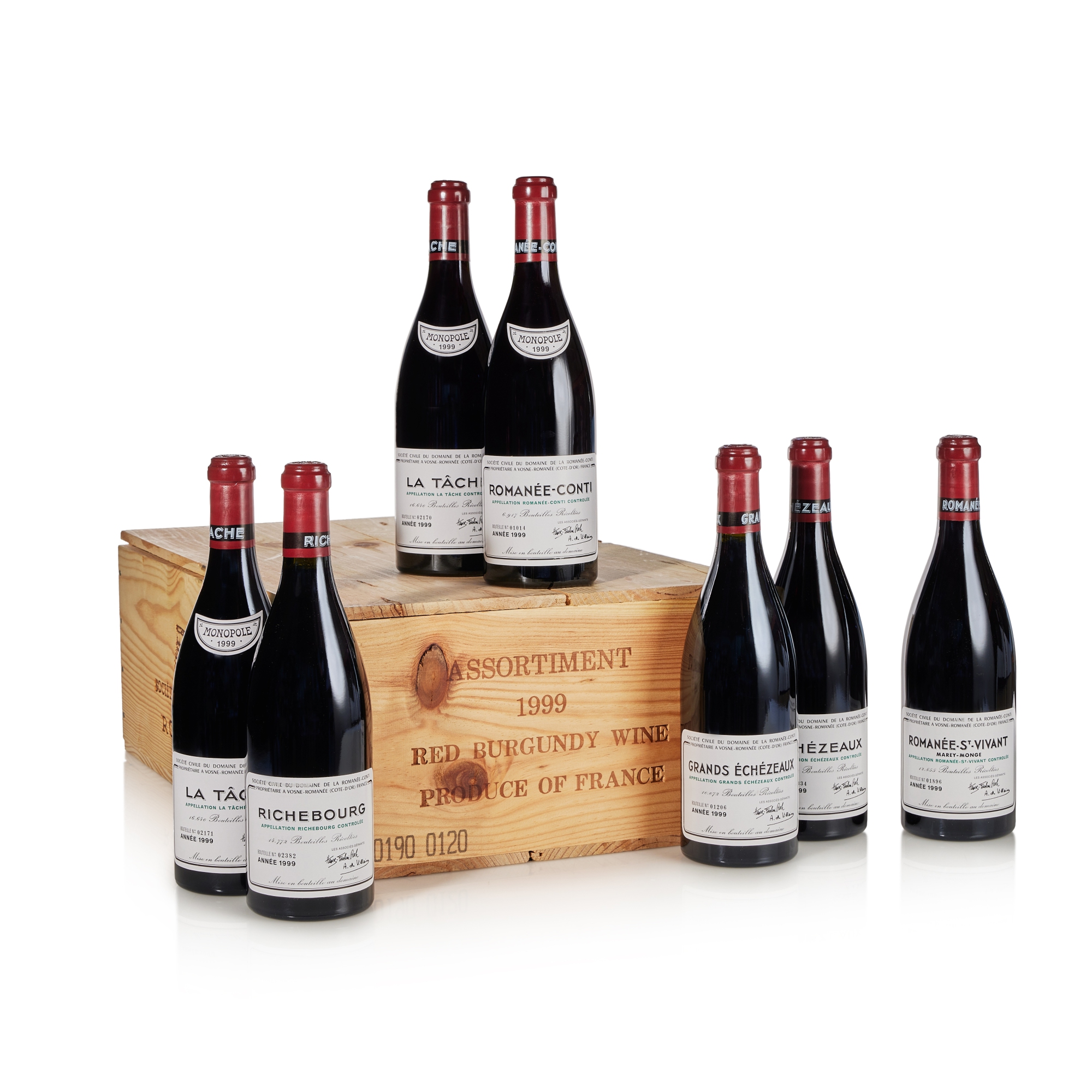 DRC Assortment Case 1999 Domaine de la Romanée-Conti (12 BT) | The ...