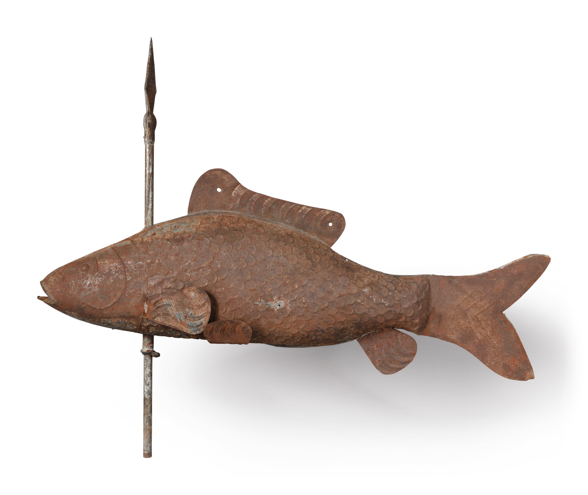 A FULL-BODIED CAST IRON CODFISH WEATHERVANE, EARLY 20TH CENTURY | Mario ...