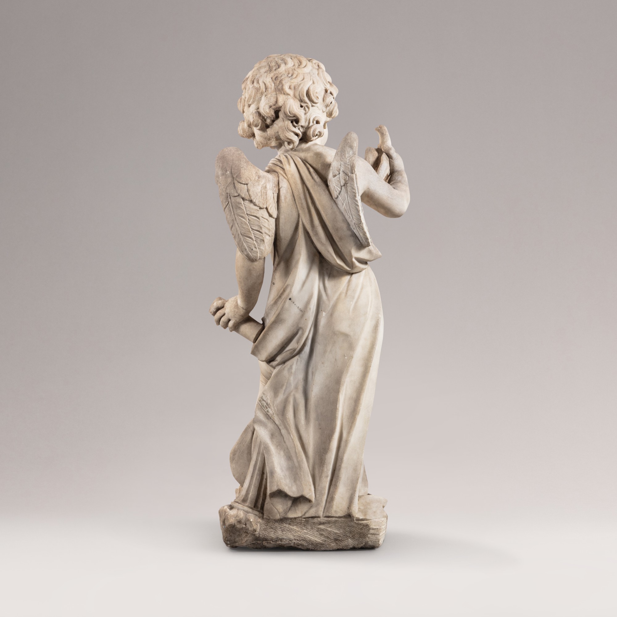 Cupid holding a bird | Cupidon ailé | Tableaux Dessins Sculptures 1300 ...