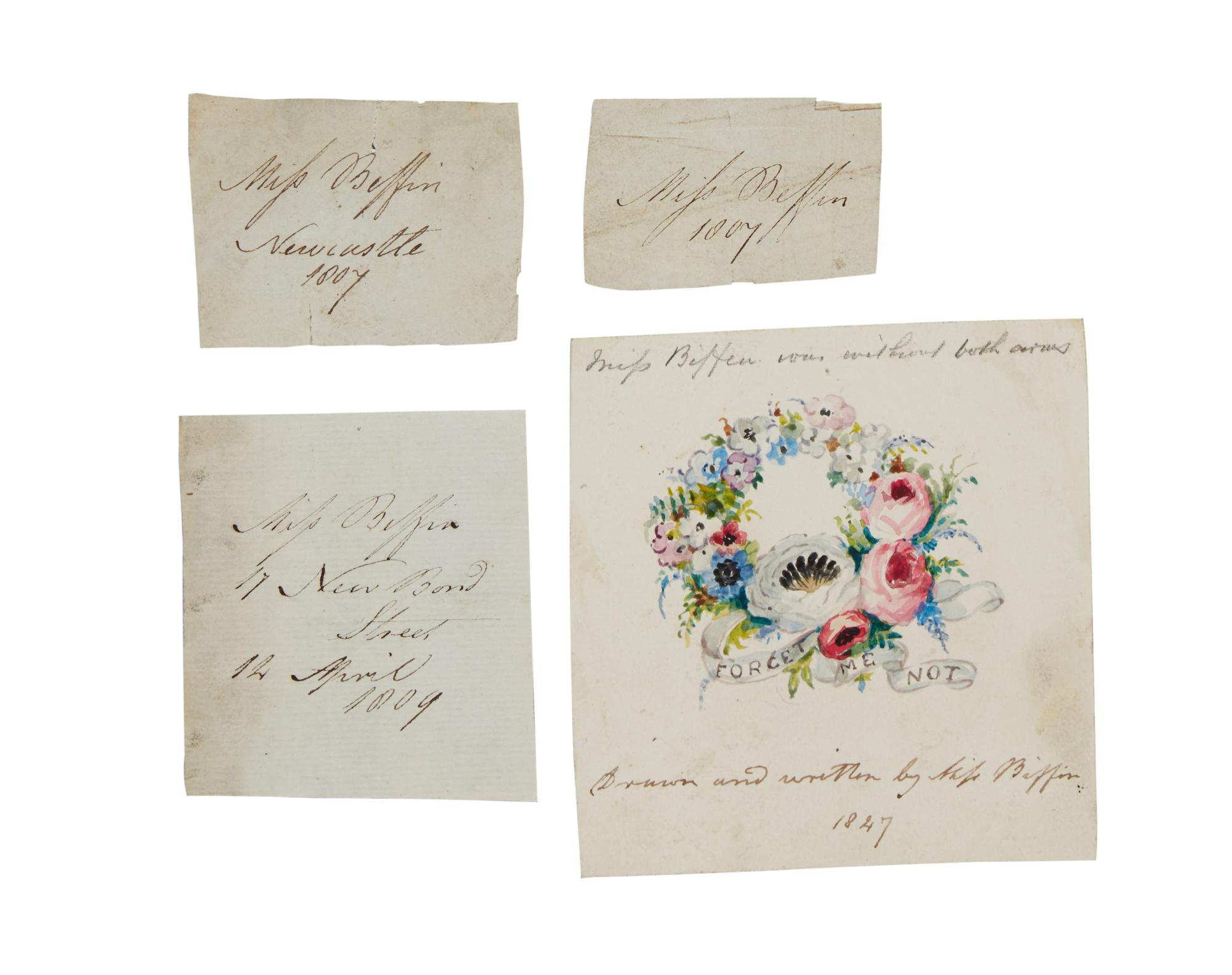 Beffin, [Sarah] | A delightful forget-me-not by the famed armless ...