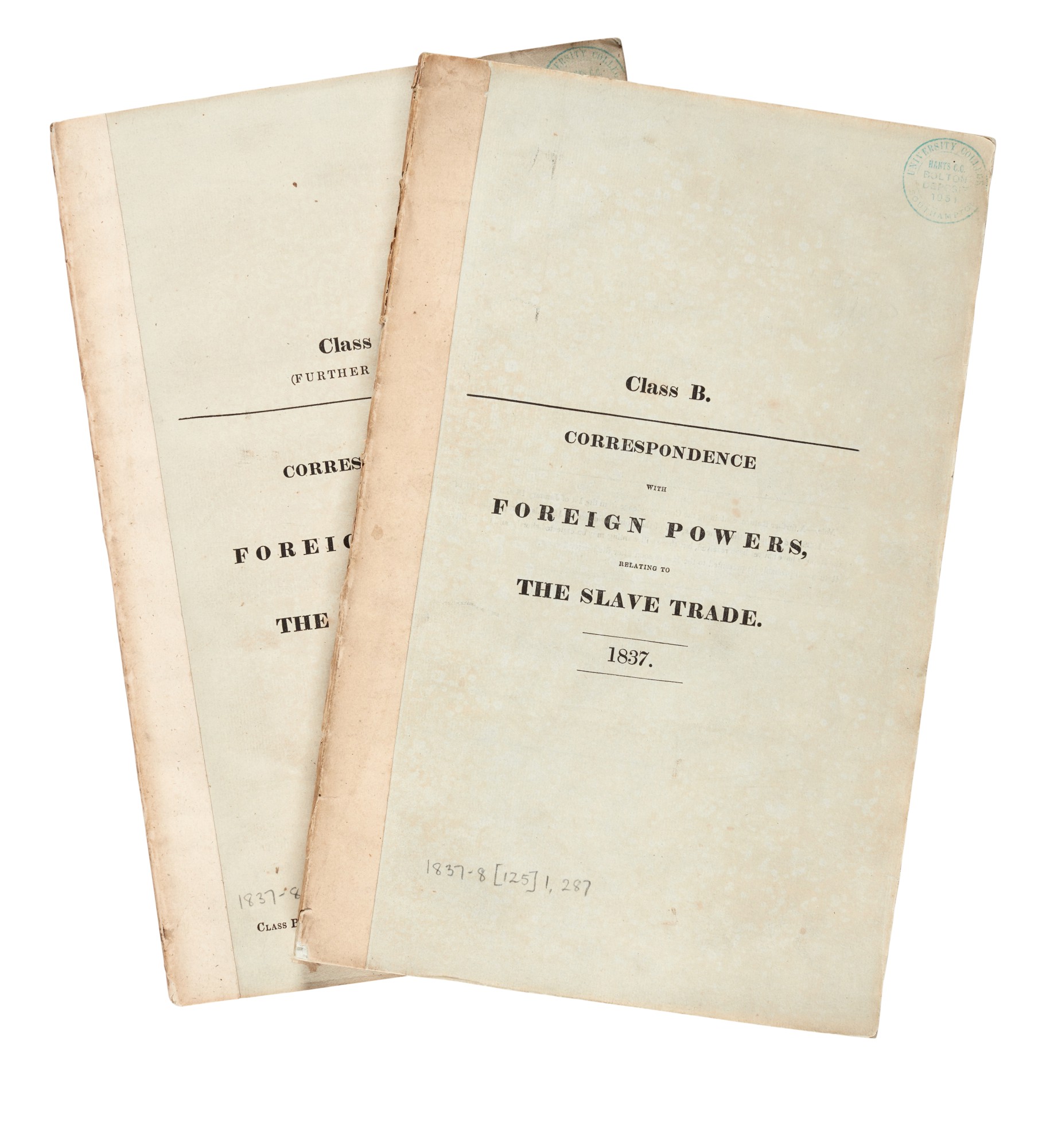 Slave Trade | A collection of official publications relating to the ...