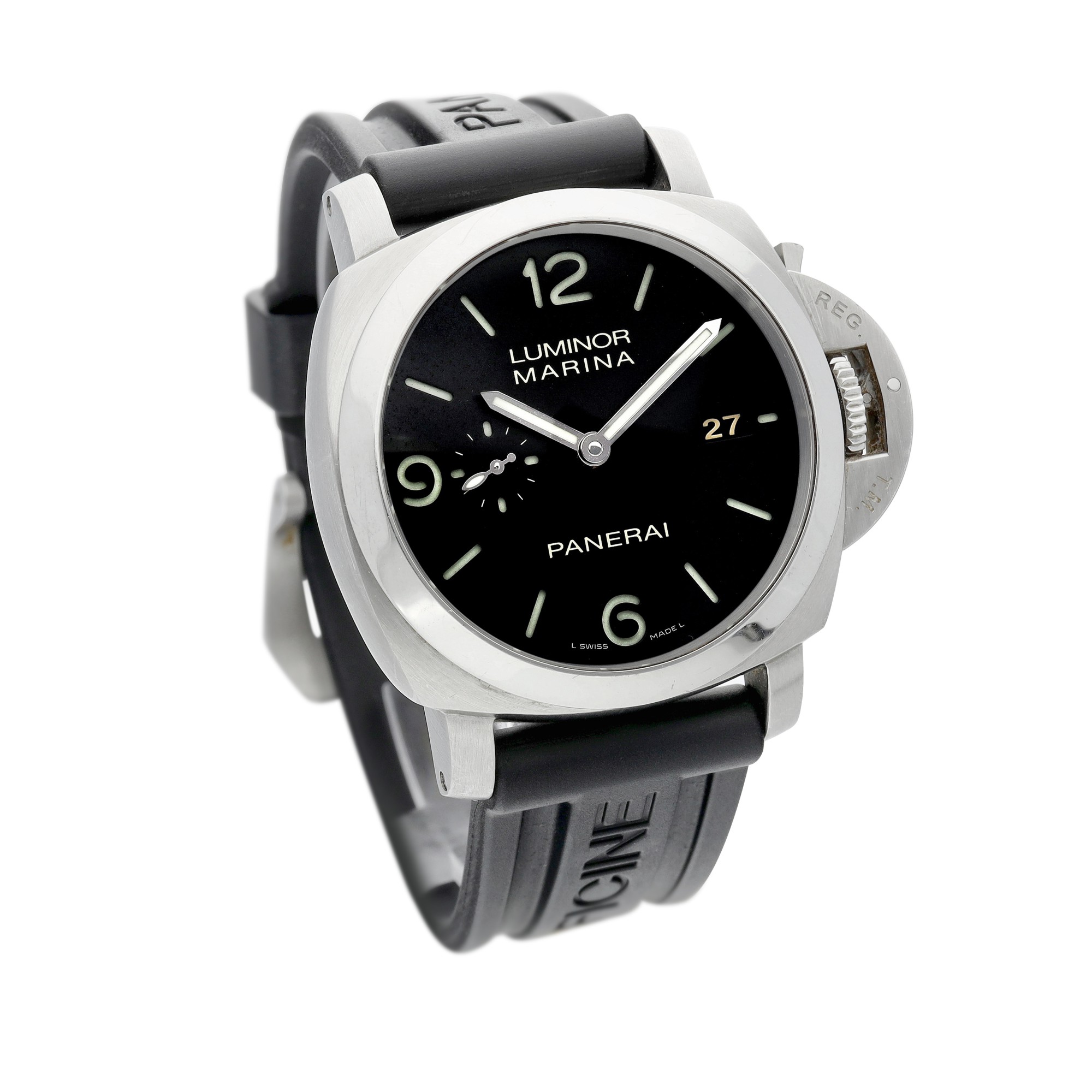 Luminor, Reference PAM 312 | A stainless steel wristwatch with date ...