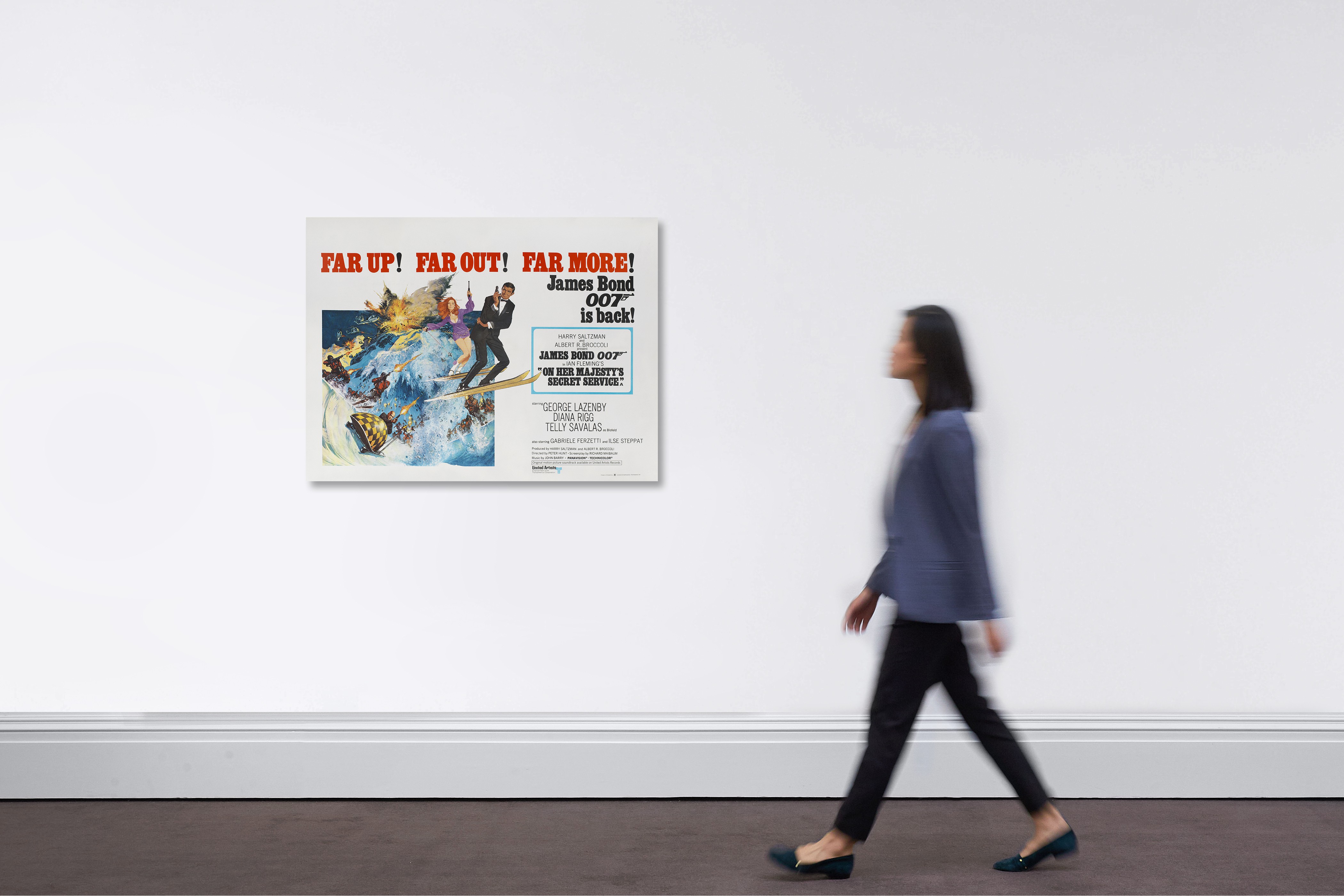 On Her Majesty's Secret Service (1969), poster, British | James Bond on ...