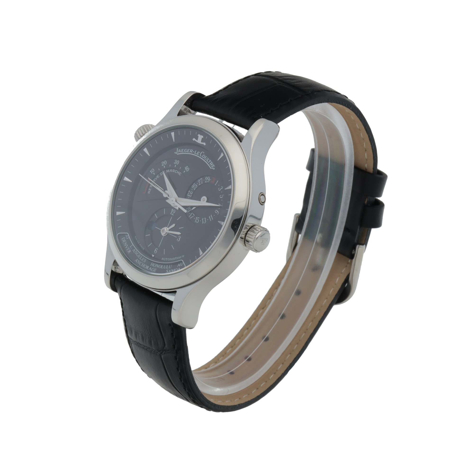 JAEGER LECOULTRE | MASTER CONTROL GEOGRAPHIC, REF 142.8.92S STAINLESS ...