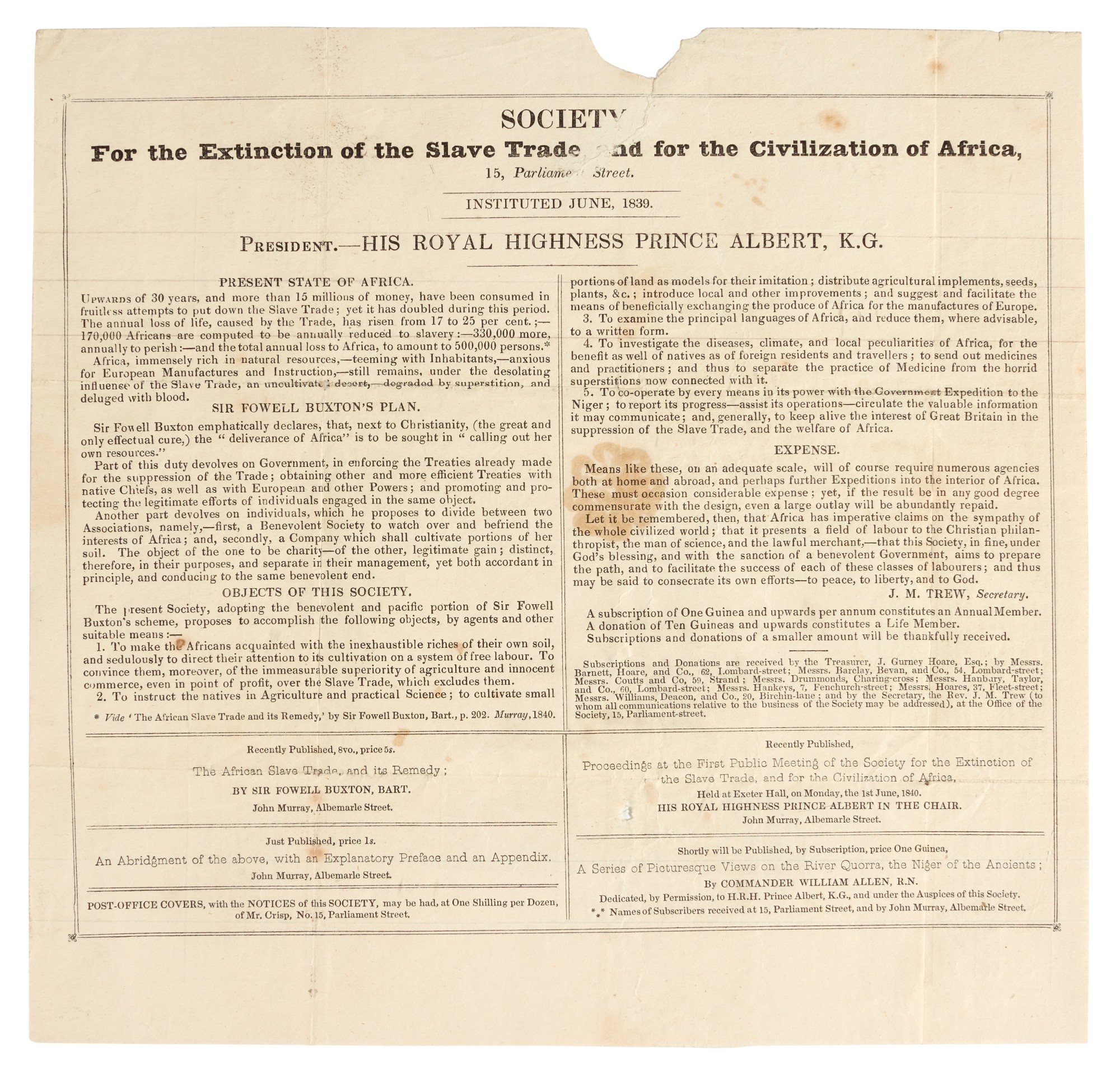 Slave trade | A collection of documents relating to the suppression of ...