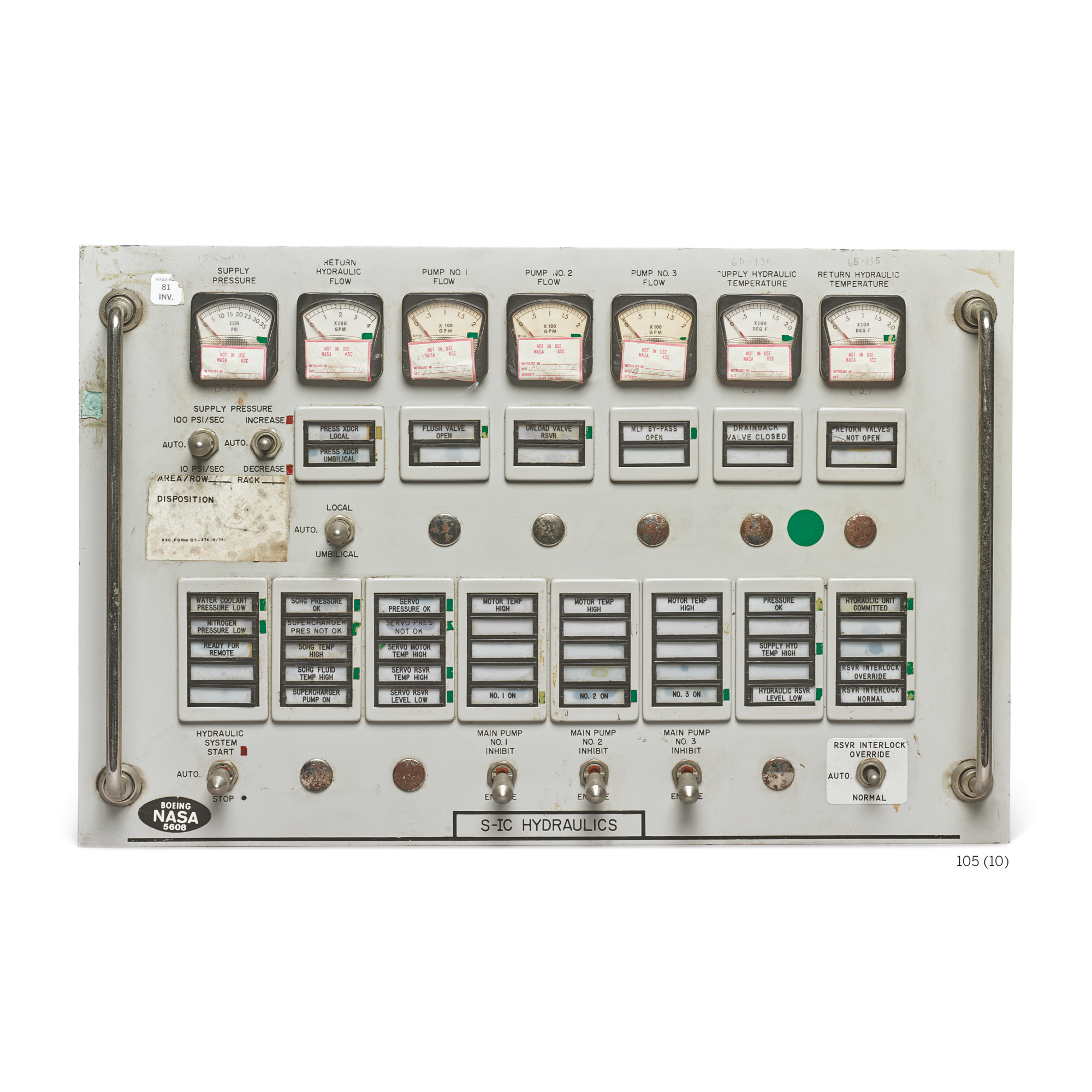 [APOLLO PROGRAM]. SATURN V & SATURN IB/ APOLLO FIRING ROOM CONTROL ...
