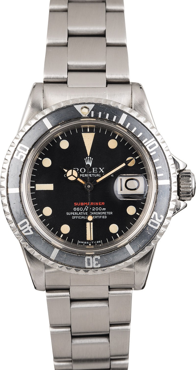 ROLEX Submariner Ref 1680 A Stainless Steel Wristwatch With MK4 ROLEX Submariner Ref 1680 A Stainless Steel Wristwatch With MK4