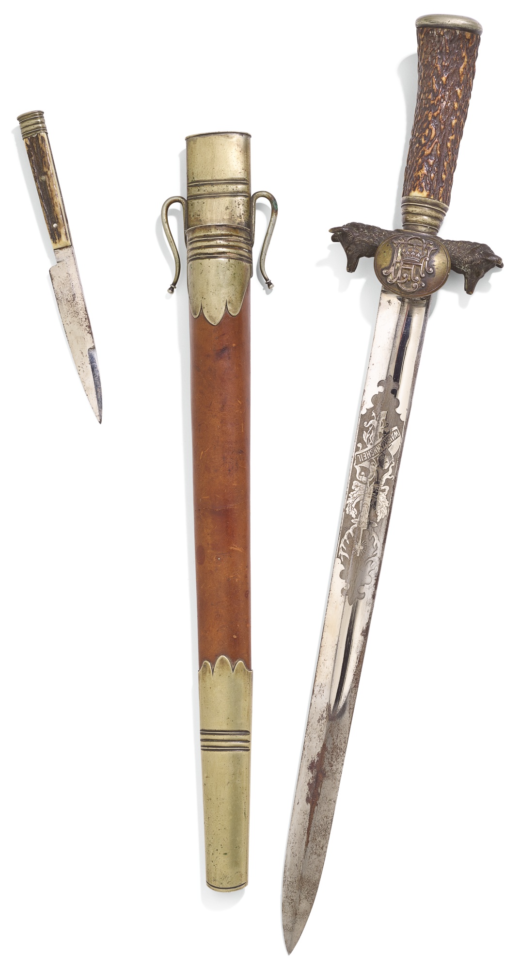AN IMPERIAL PRESENTATION HUNTING SWORD, BY STANISLAUS STRIBERNY, VIENNA ...