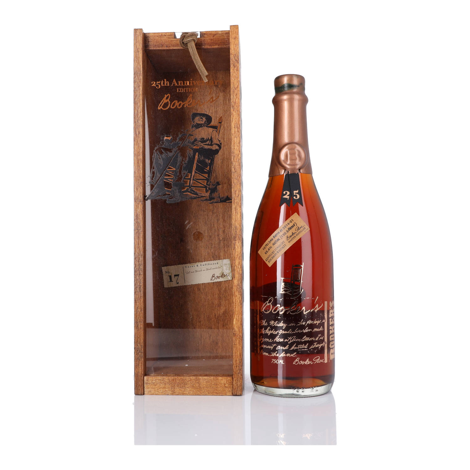 Booker's Small Batch 25th Anniversary Edition 130.8 Proof NV (1 BT 75cl ...