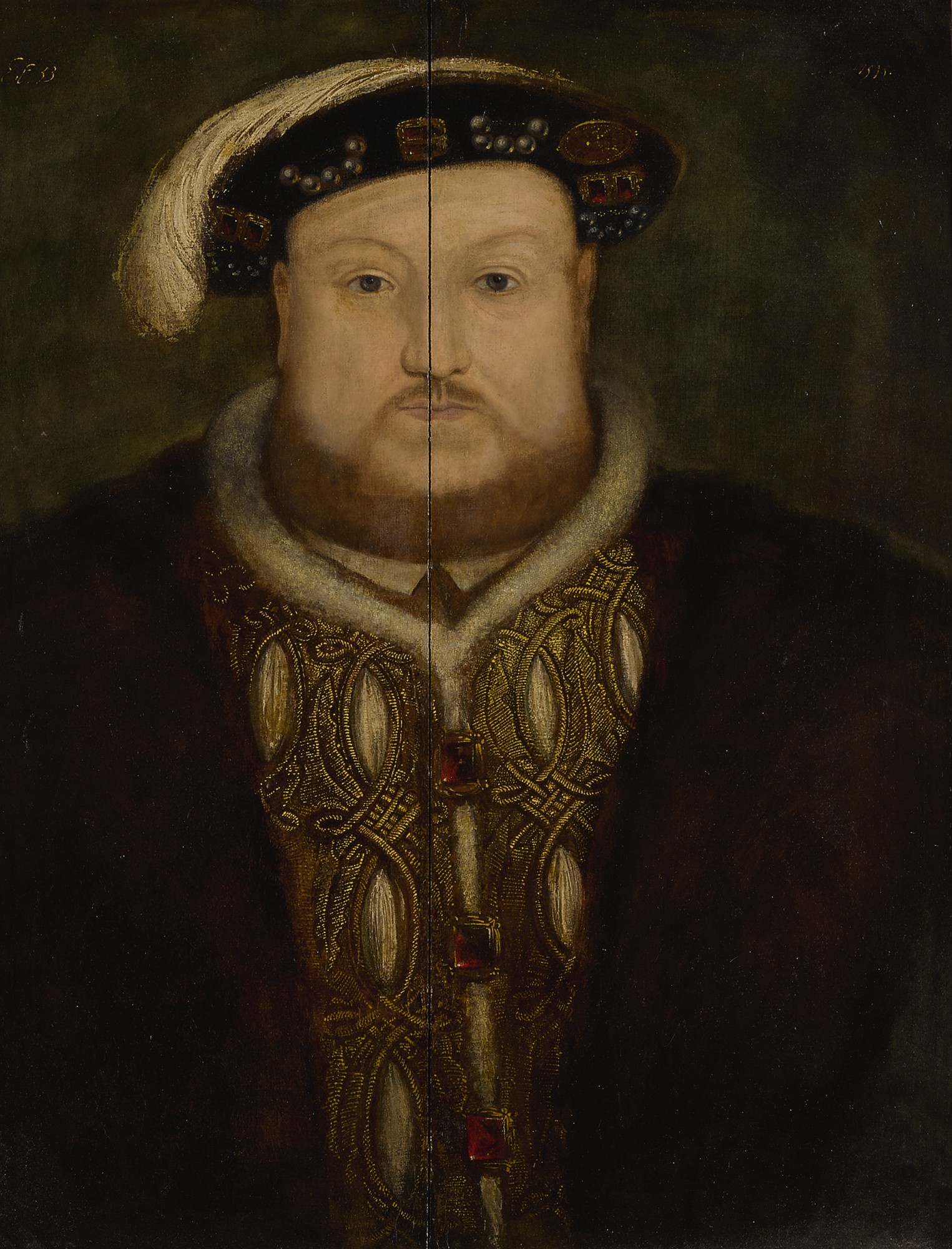 Portrait of King Henry VIII, bust-length | Master Paintings and ...