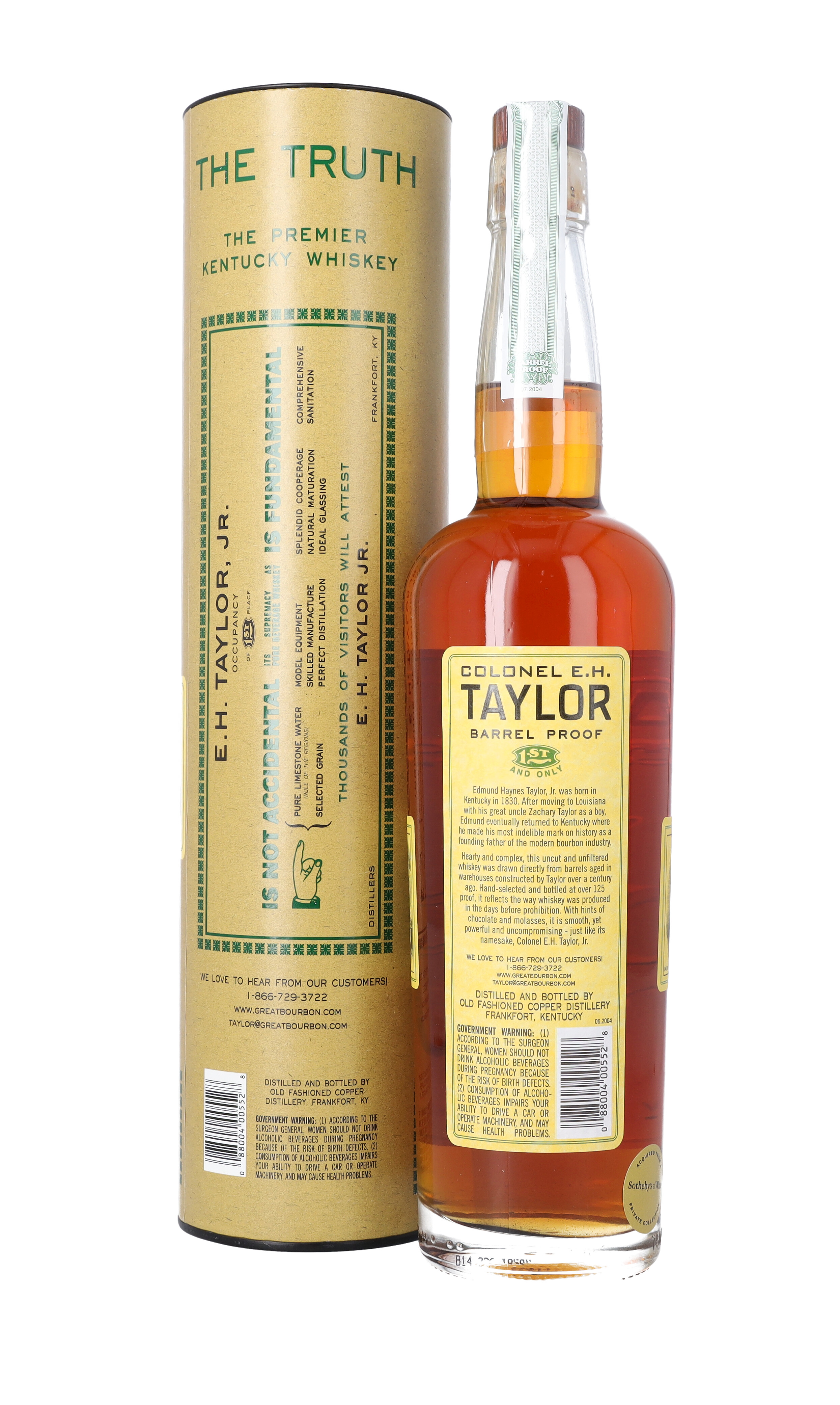 E.H. Taylor Barrel Proof 129 proof NV (1 BT75) | Bourbon & Rye Whiskey ...
