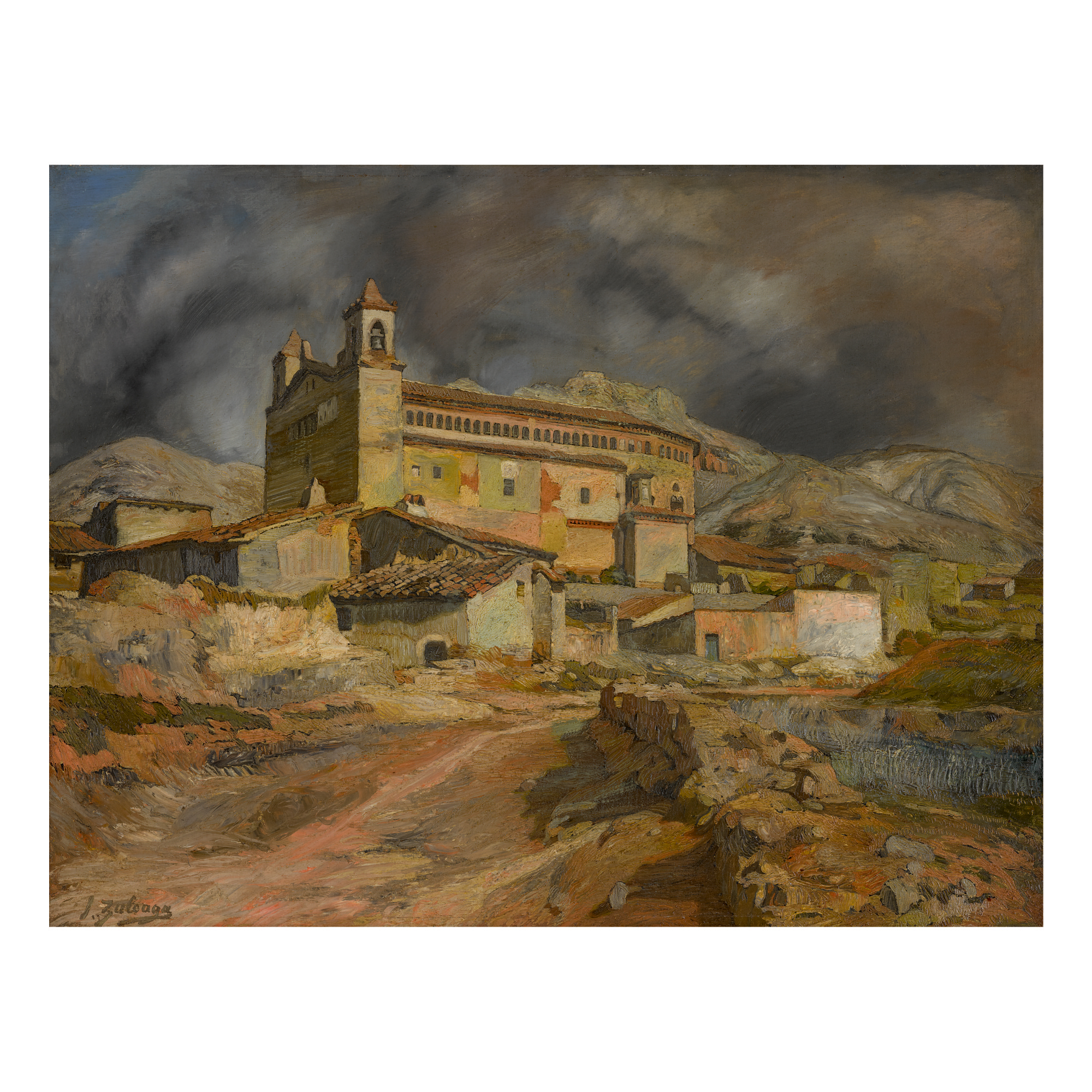IGNACIO ZULOAGA | LA IGLESIA DE MALUENDA | 19th Century European Art ...