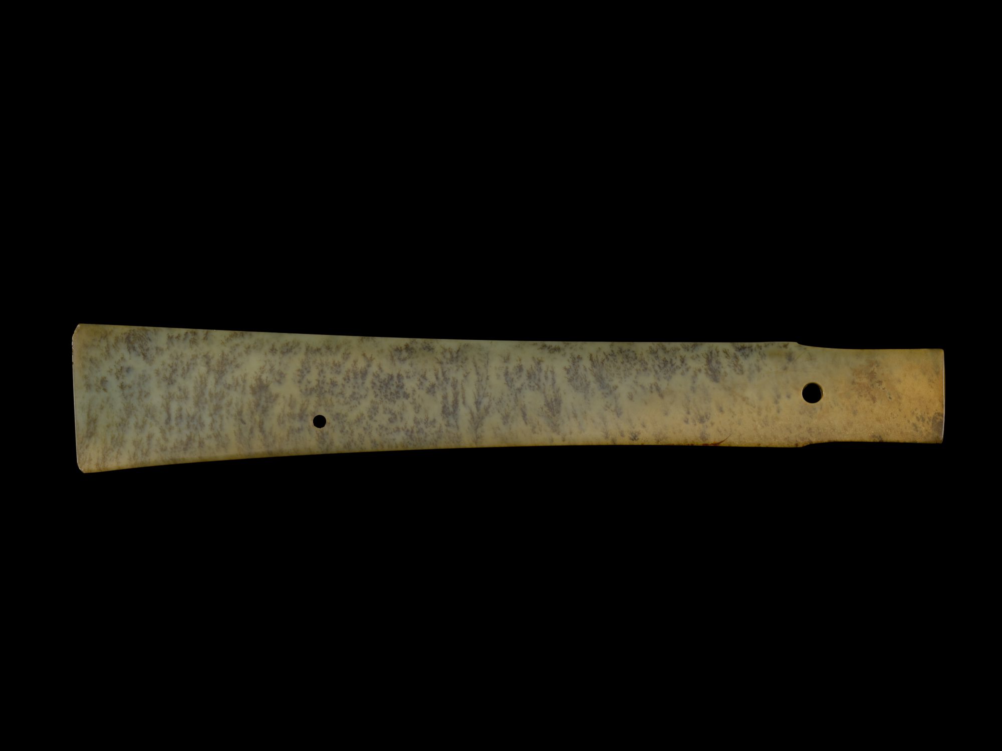A jade ceremonial blade, Late Shang - Western Zhou dynasty | 商末至西周 玉戈 ...