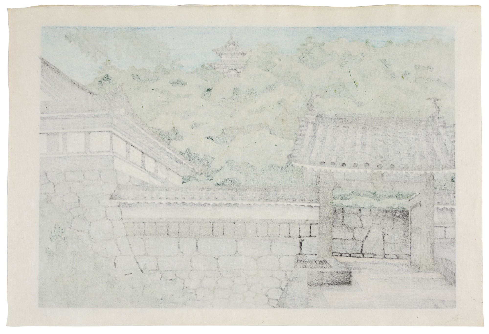 Mabuchi Toru (1920-1994) Four woodblock prints Showa - Heisei period ...