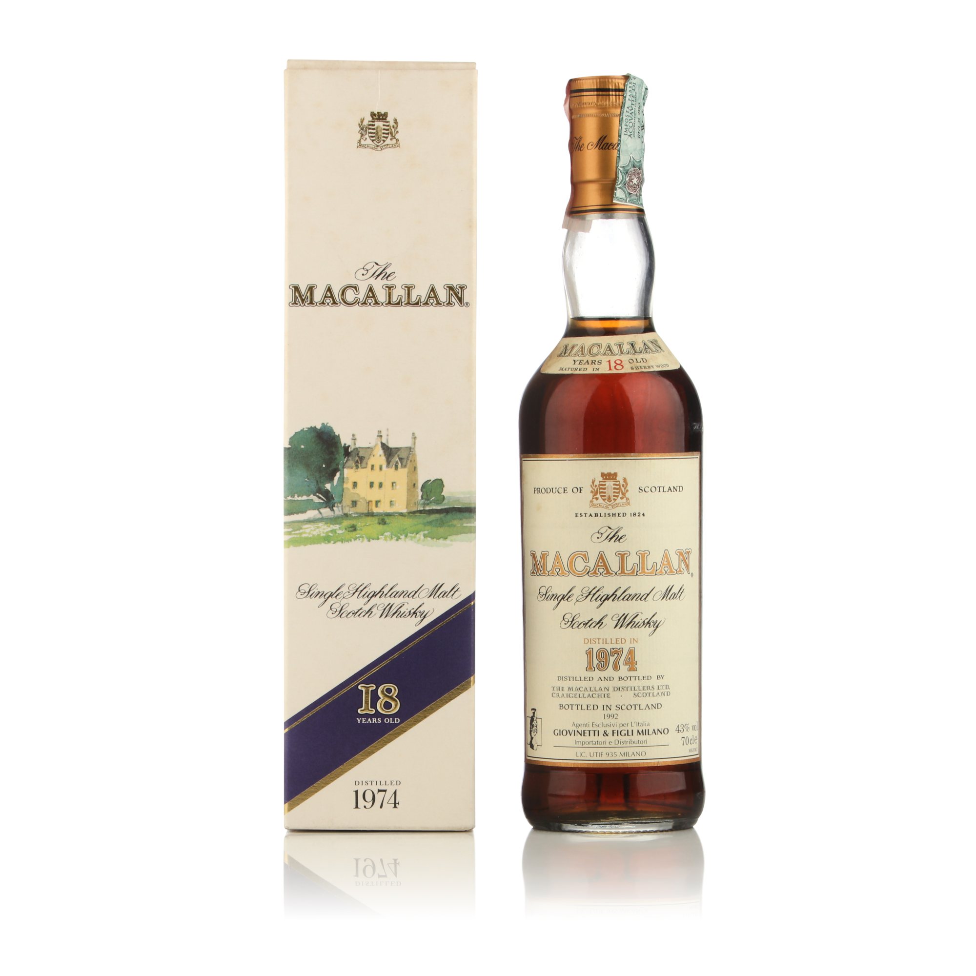 The Macallan 18 Year Old 43.0 abv 1974 (1 BT 70cl) | Finest Whisky ...