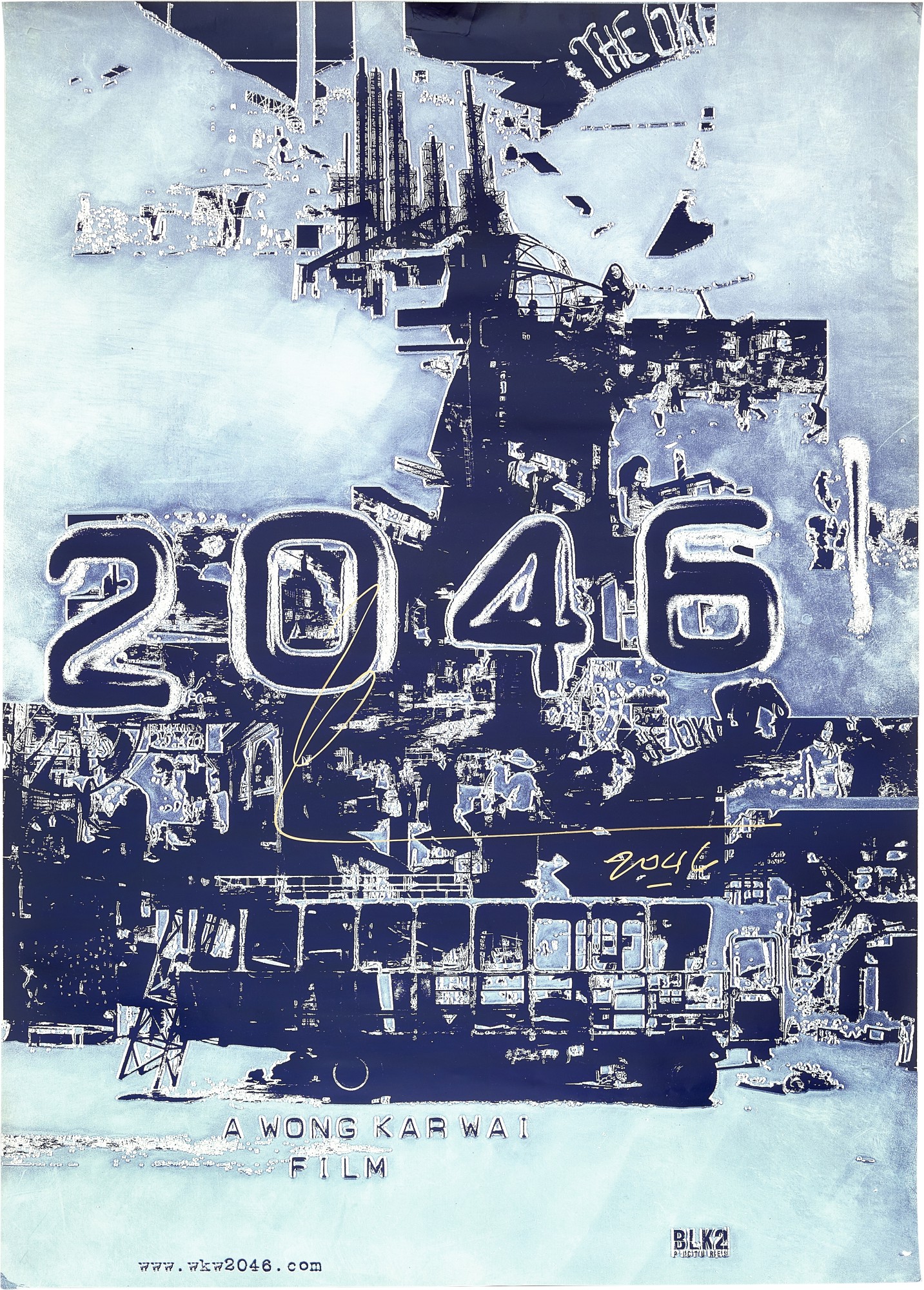 Wong Kar Wai 王家衛 | 2046 - autographed poster 《2046》— 導演簽名海報 | Happy ...