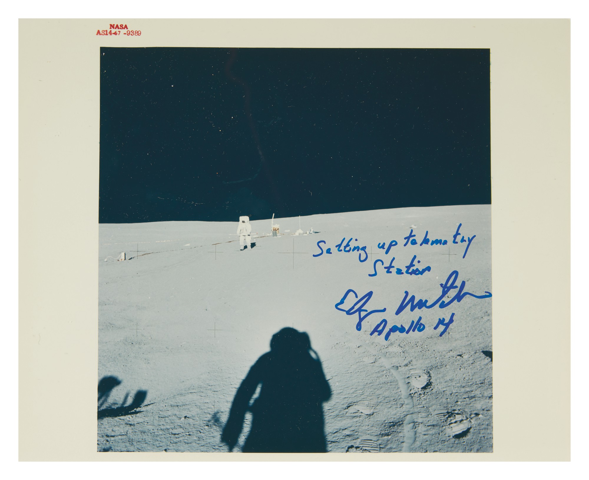 [APOLLO 14] | SETTING UP A TELEMETRY STATION. VINTAGE NASA "RED NUMBER ...