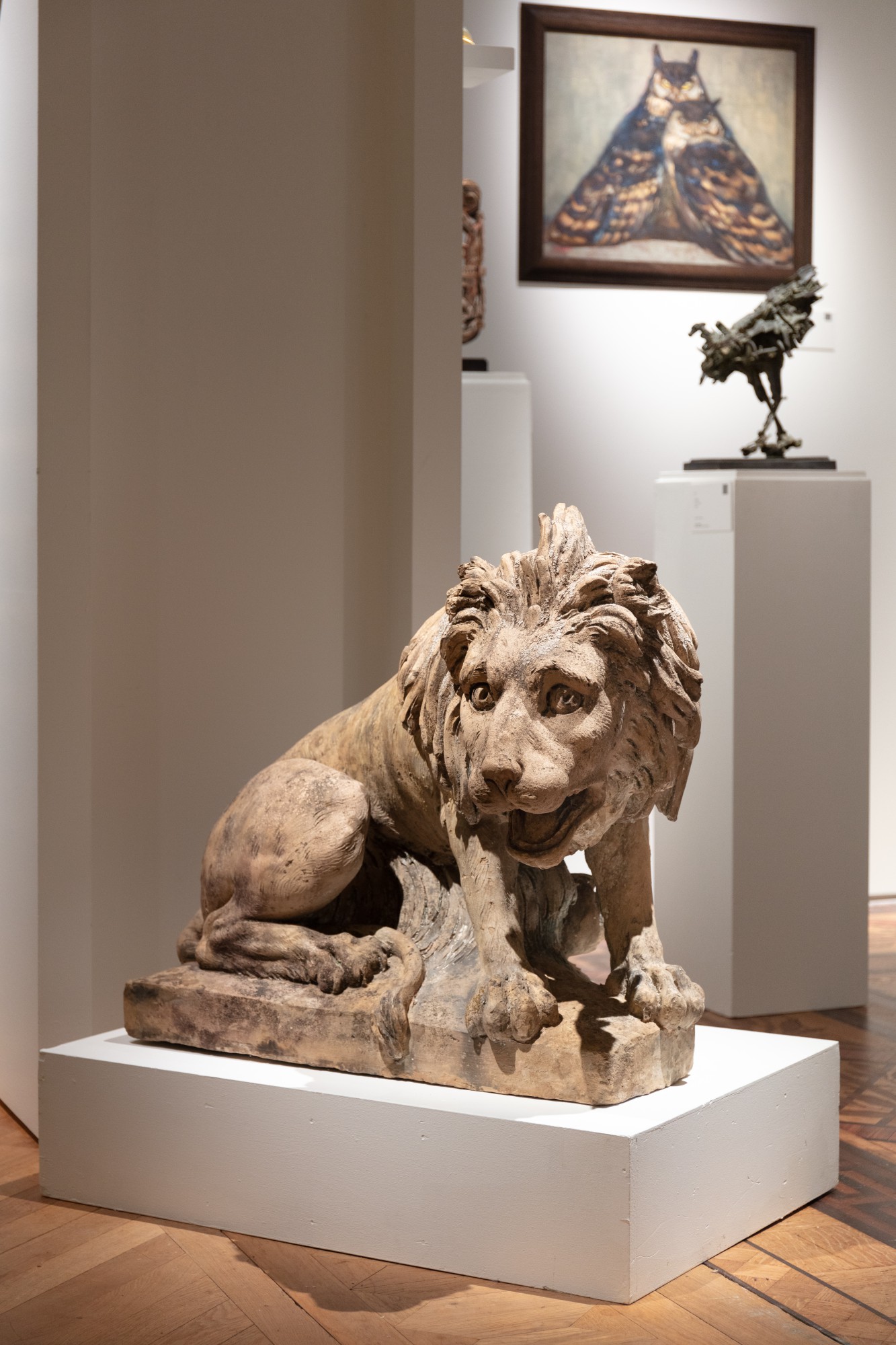 Southern French, 19th century, A pair of monumental Lions | Sud de la ...