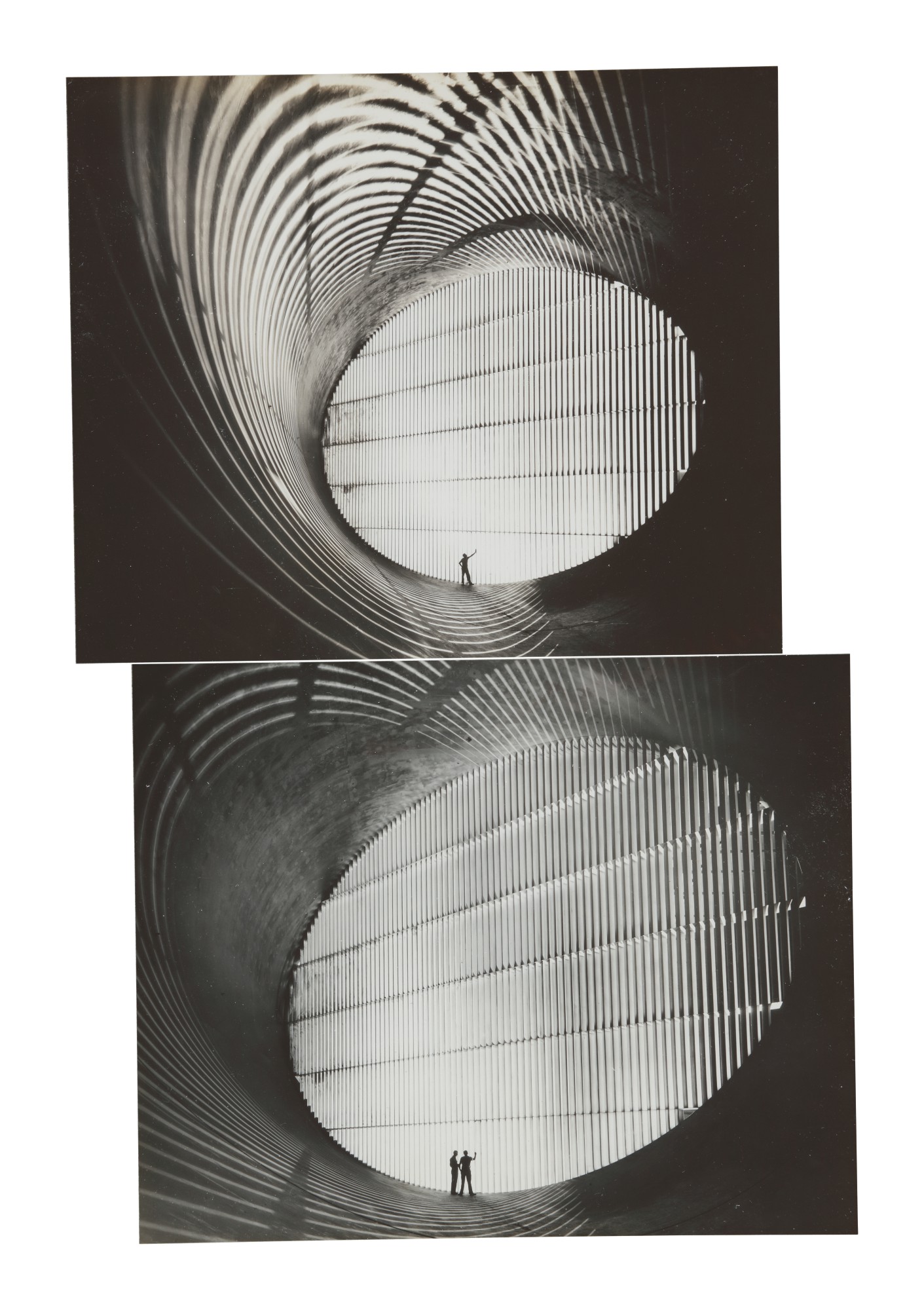ALBUM OF VINTAGE PHOTOGRAPHS OF LANGLEY WIND TUNNEL TAKEN BY NASA ...
