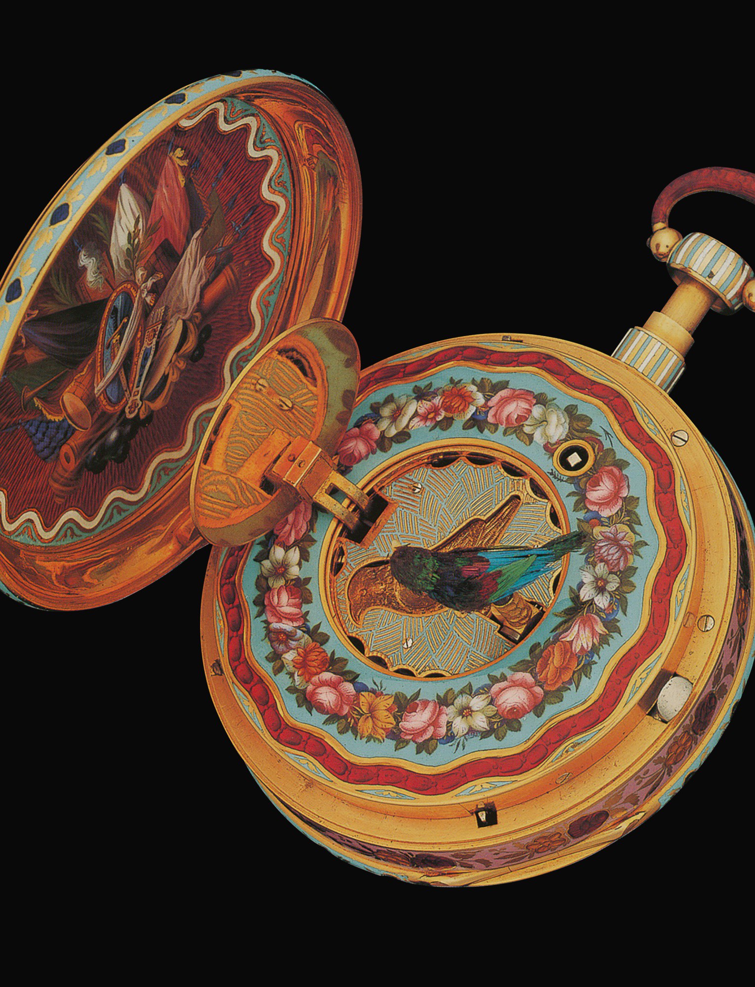 FRÈRES ROCHAT | A MAGNIFICENT AND EXCEPTIONALLY RARE GOLD AND ENAMEL ...