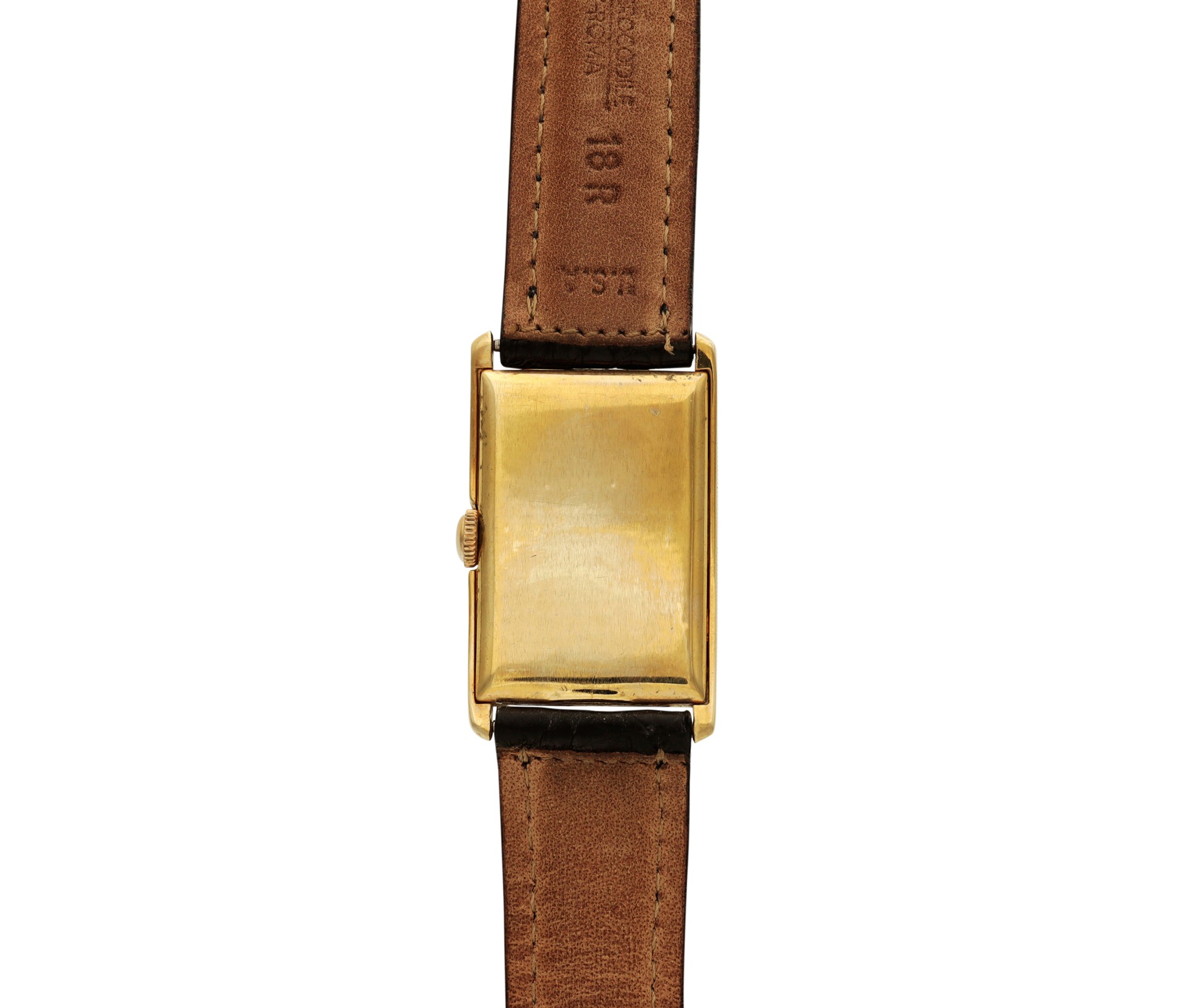 A yellow gold rectangular wristwatch, Circa 1940 | Fine Watches | 2022 ...