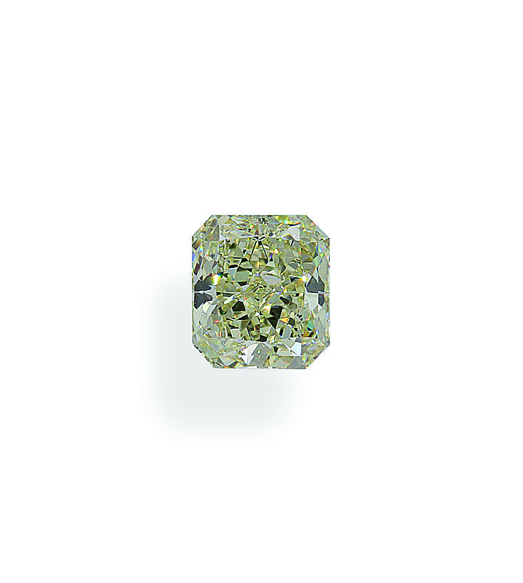 A 2.22 Carat Cut-Cornered Rectangular Modified Brilliant-Cut Diamond, W ...