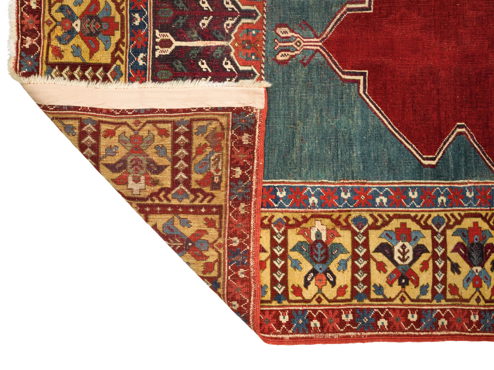 A RARE ANATOLIAN NICHE RUG, PROBABLY LADIK REGION, SOUTH-CENTRAL ...