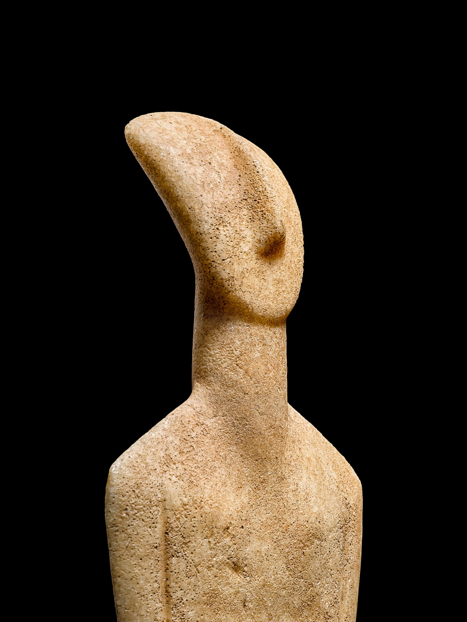A Cycladic Marble Figure of a Goddess, Early Bronze Age II, circa 2600 ...