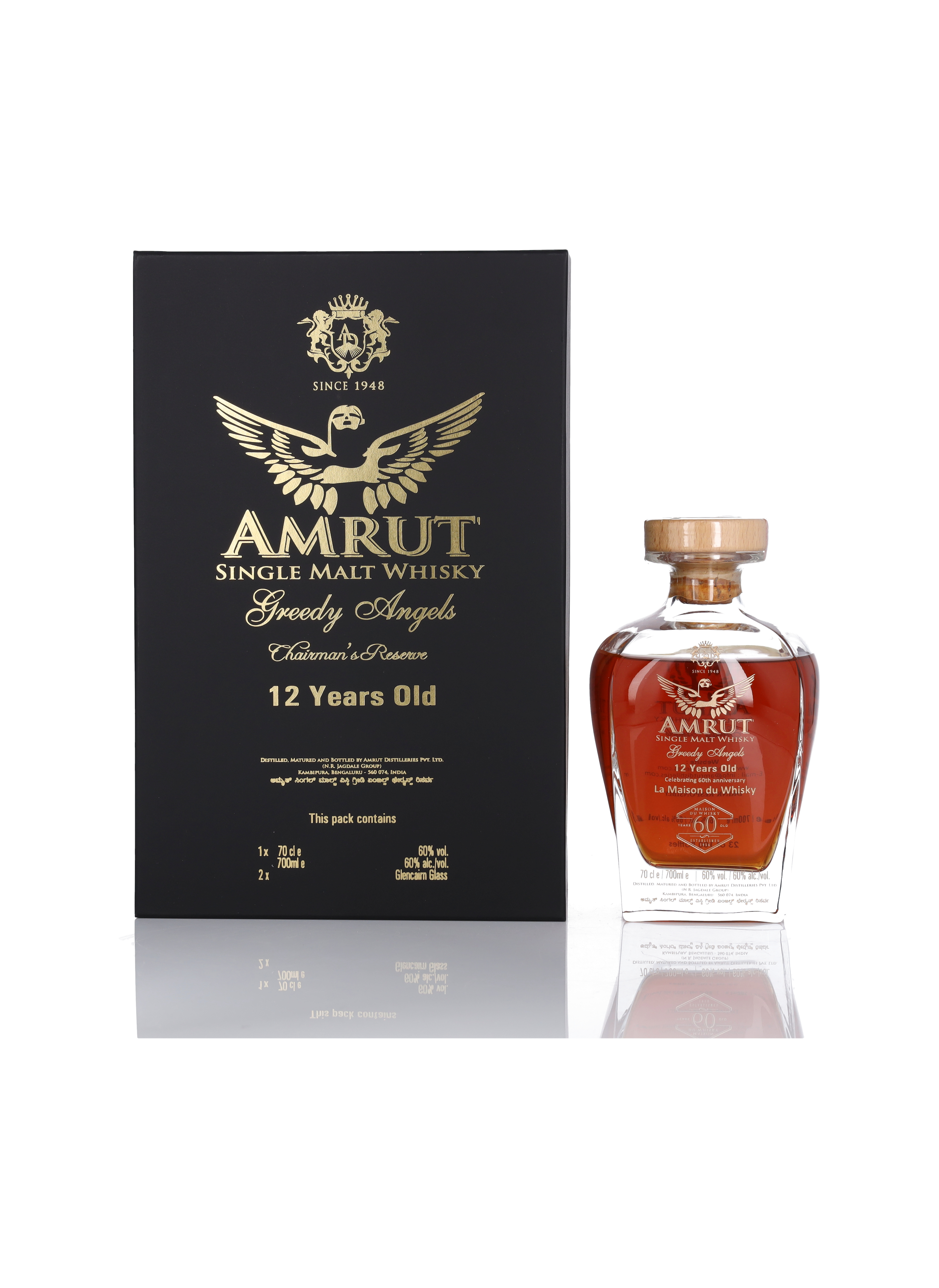 Amrut Greedy Angels Chairman's Reserve 12 Year Old 60.0 abv NV (1 BT ...