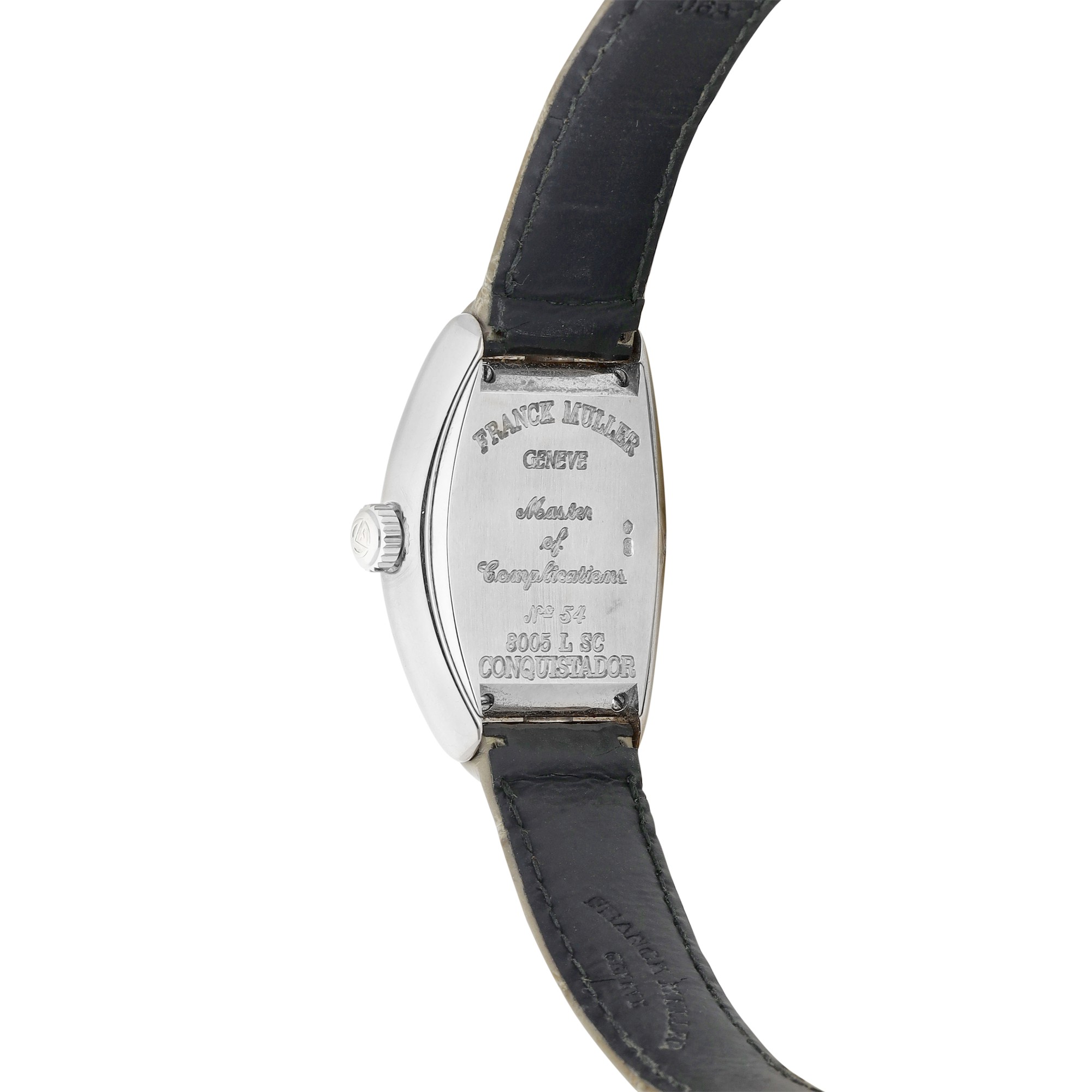 Conquistador, Reference 8005 L SC | A white gold wristwatch with date ...