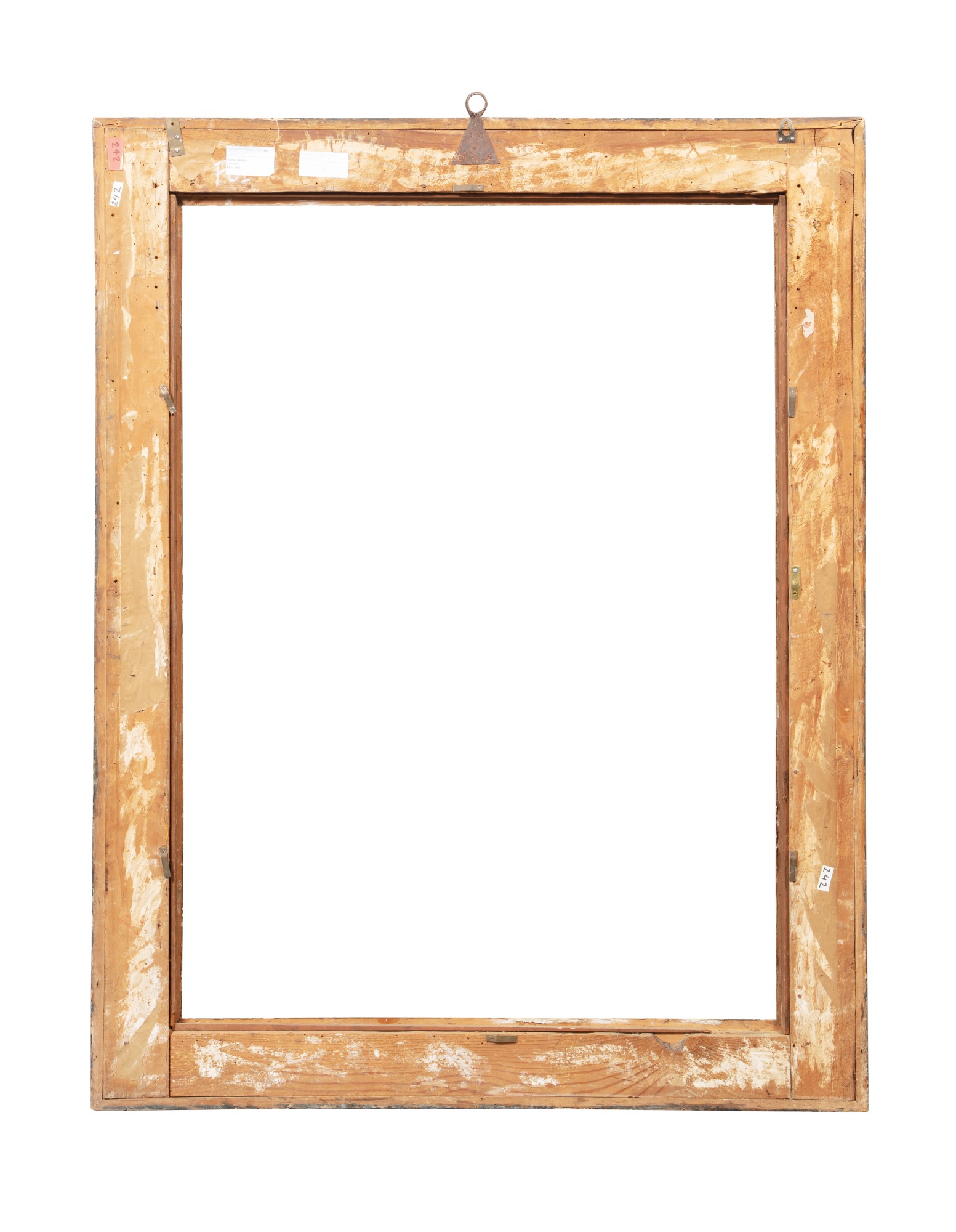 An Italian parcel-gilt and green painted cassetta frame, late 16th ...
