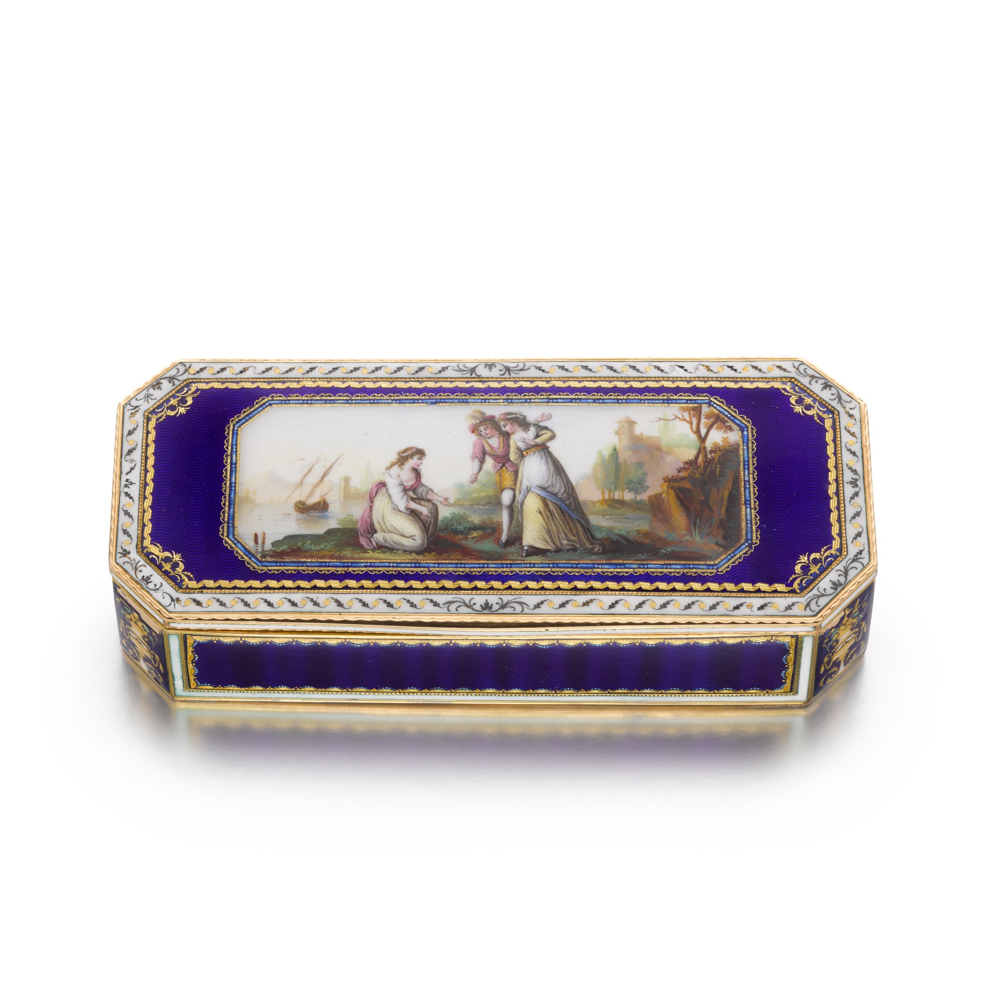A gold and enamel snuff box, Geneva, circa 1795 | Gold Boxes, Silver ...