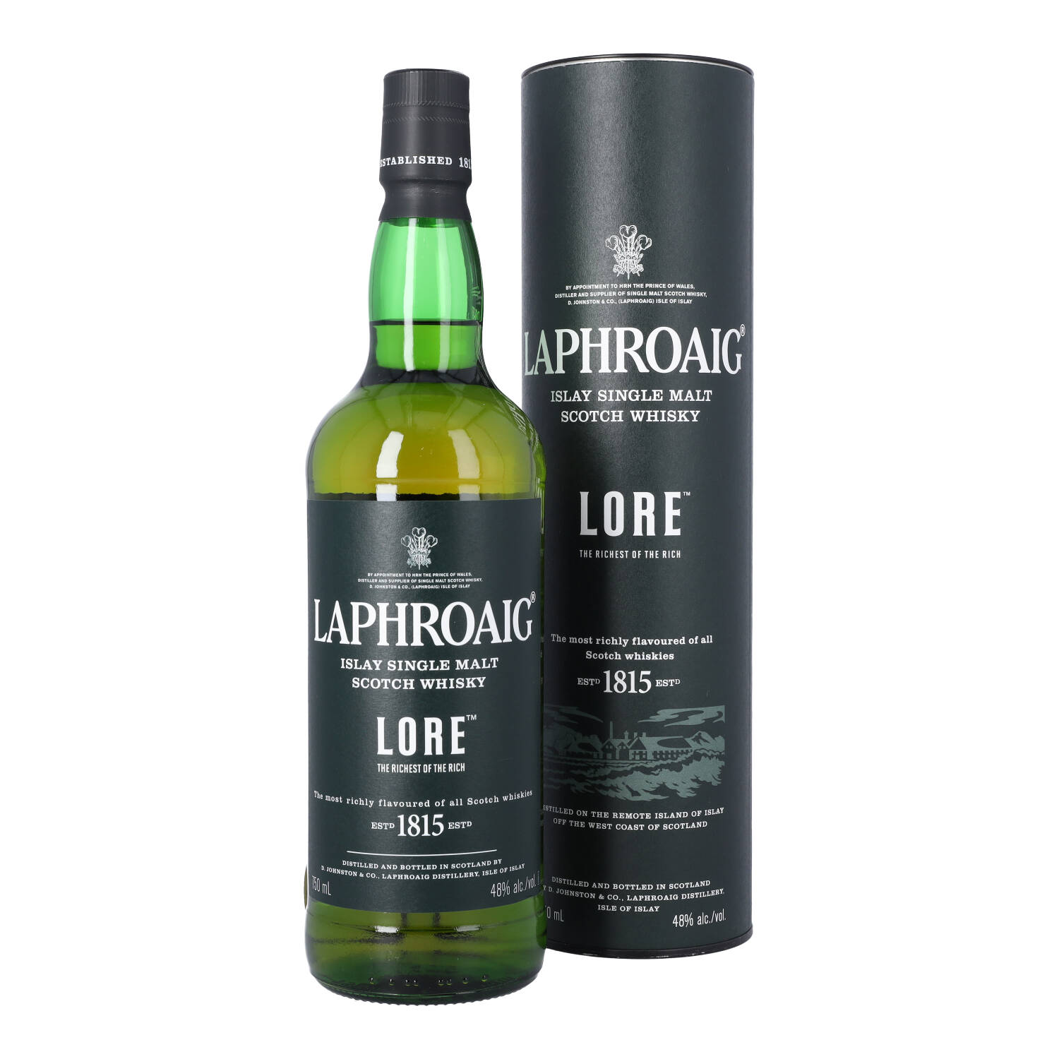 Laphroaig Lore 48.0 abv NV (1 BT75) | Whisky & Whiskey | The Three ...