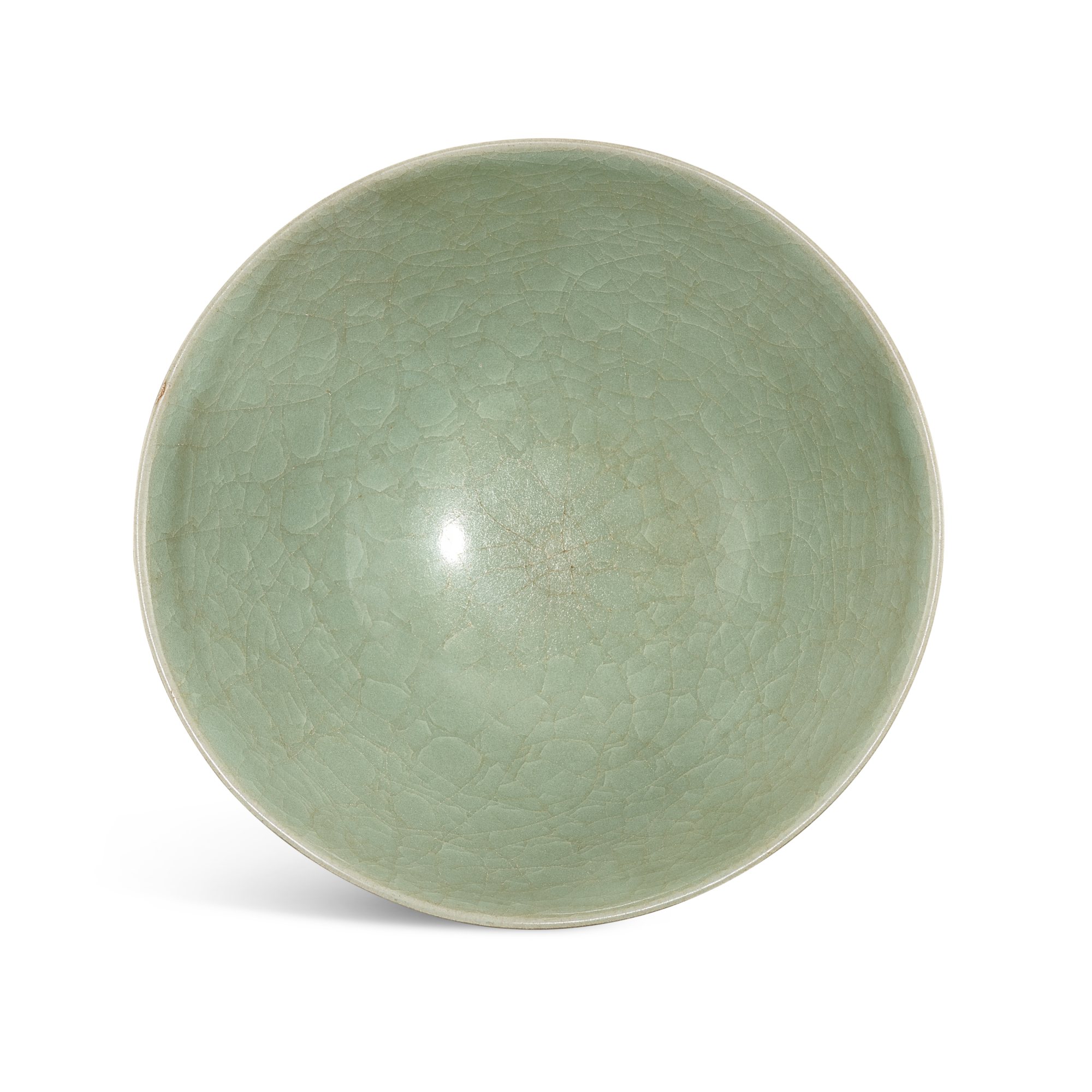 A Longquan celadon crackle-glazed 'lotus' bowl, Southern Song dynasty | 南宋 龍泉青釉冰片紋蓮瓣盌 ...