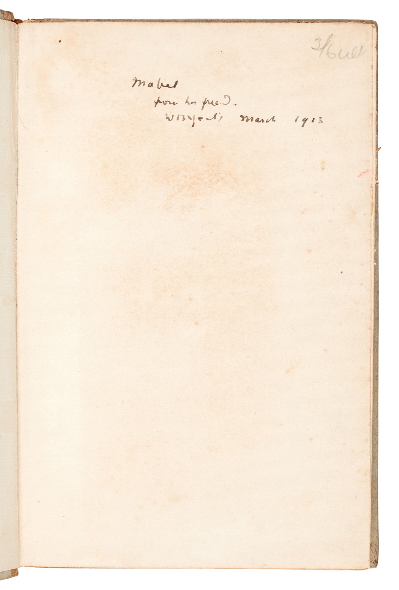 YEATS, W.B. | The Wind Among the Reeds, two copies including one ...