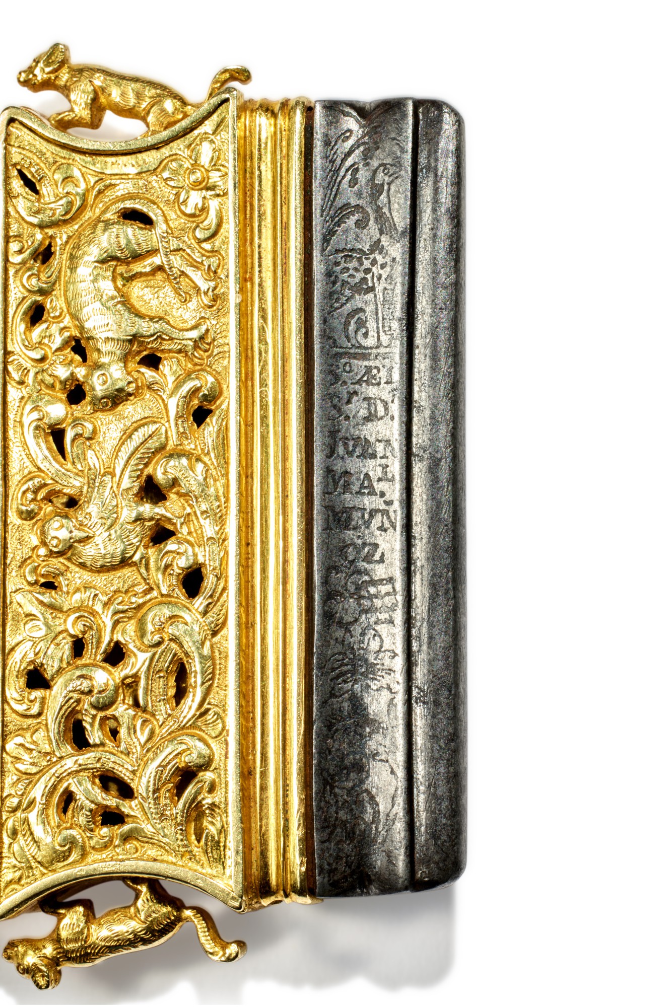 A Mexican Gold Tinder Box with Striker, 16th Century and Circa 1800 ...