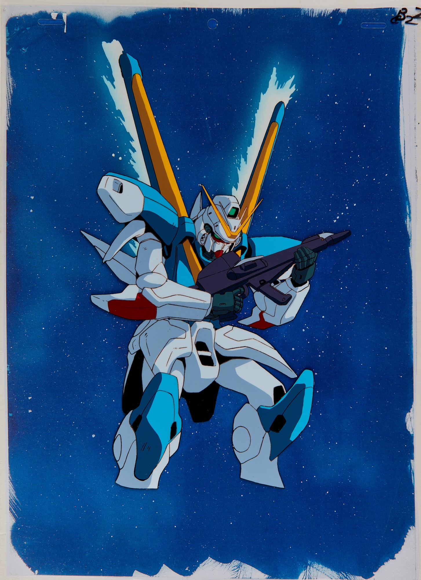 Gundam LM314V21 Victory 2 Gundam Animation Cels with Douga and Printed ...