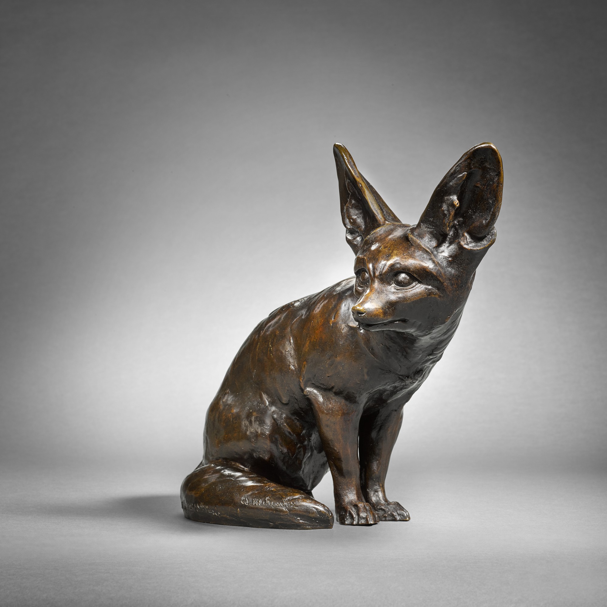 Fennec assis (Seated Fennec Fox) | Sladmore: Life in Bronze | 2022 ...