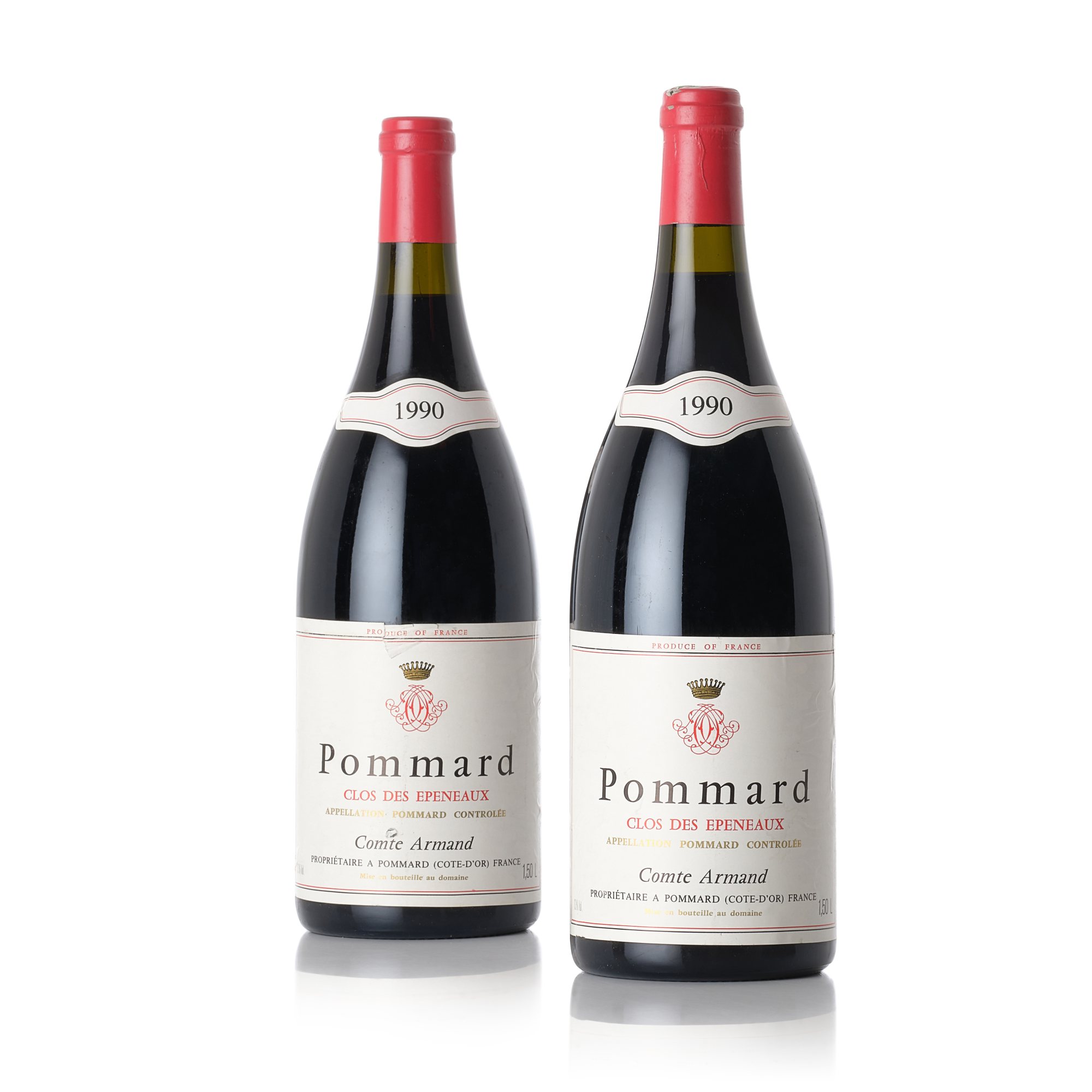 Pommard, Clos des Epeneaux 1990 Comte Armand (2 MAG) | Large Format ...