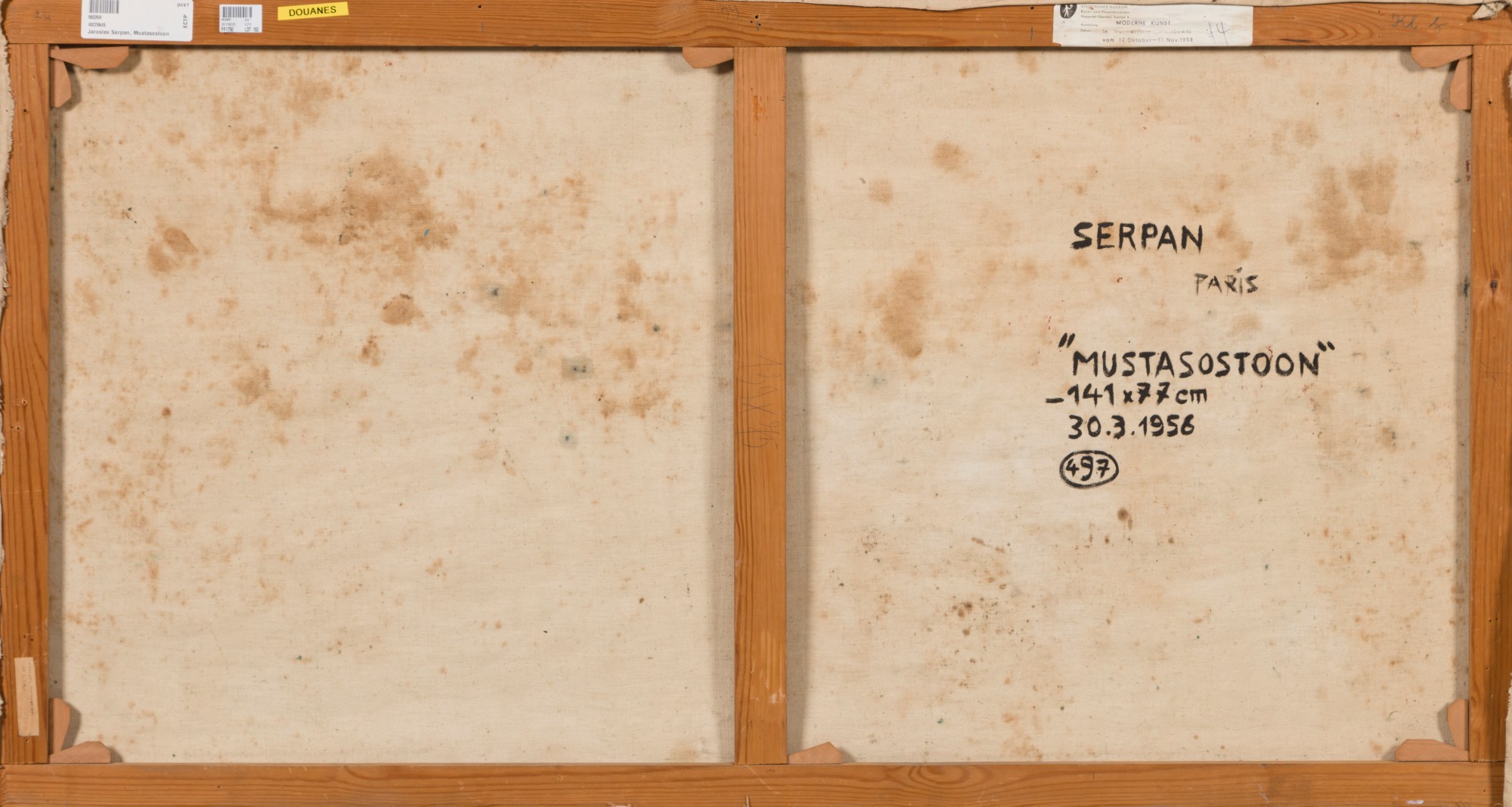 JAROSLAV SERPAN | MUSTASOSTOON | NOW! | 2020 | Sotheby's