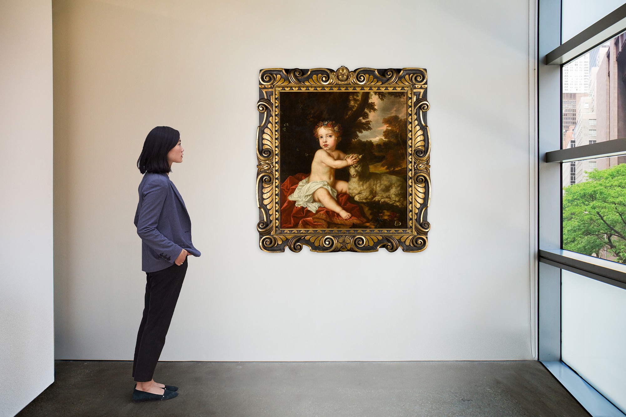 Portrait of Princess Isabella Stuart (1676–1681), full-length, seated ...