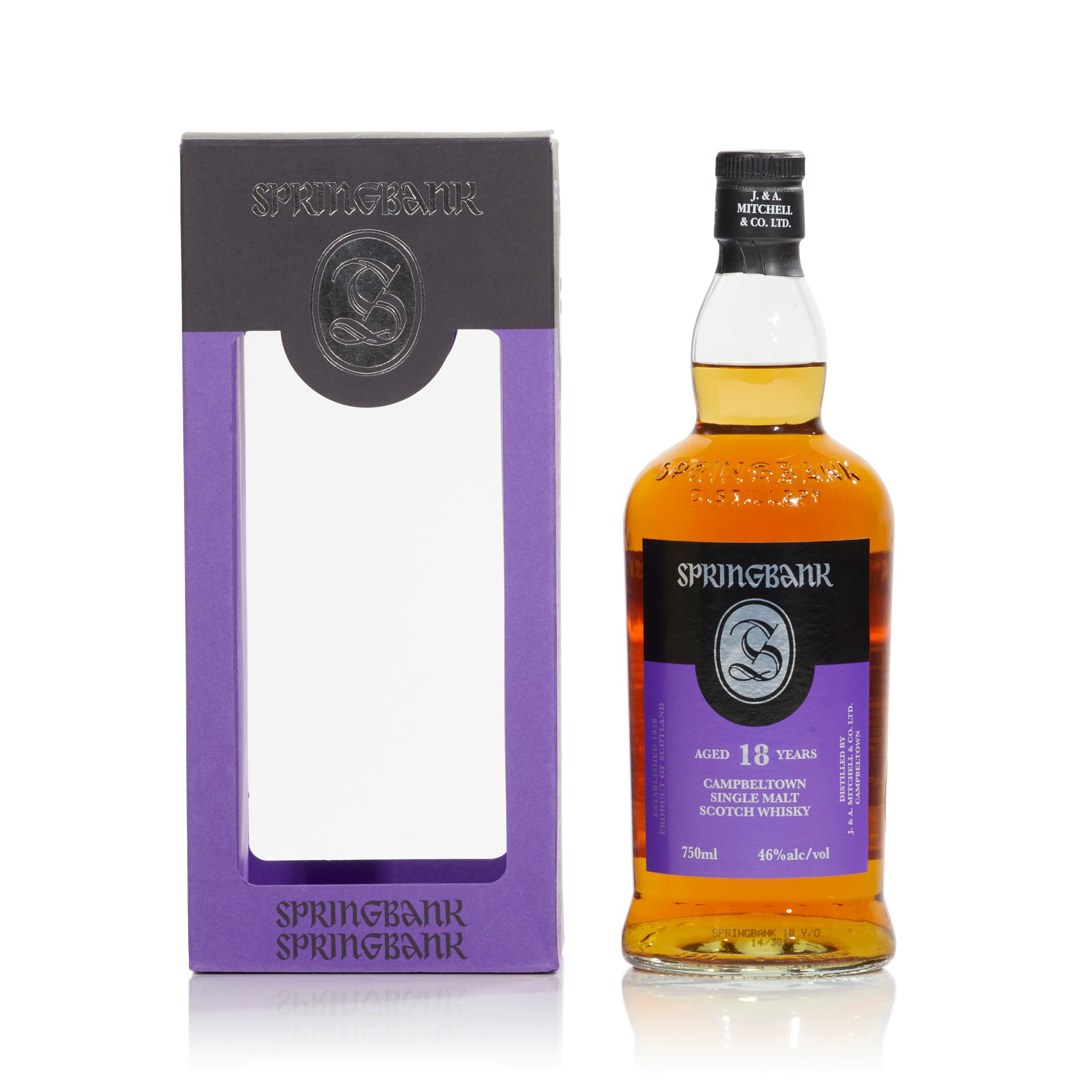 Springbank 18 Year Old 46.0 abv NV (1 BT75) | The Timeless Whisky ...