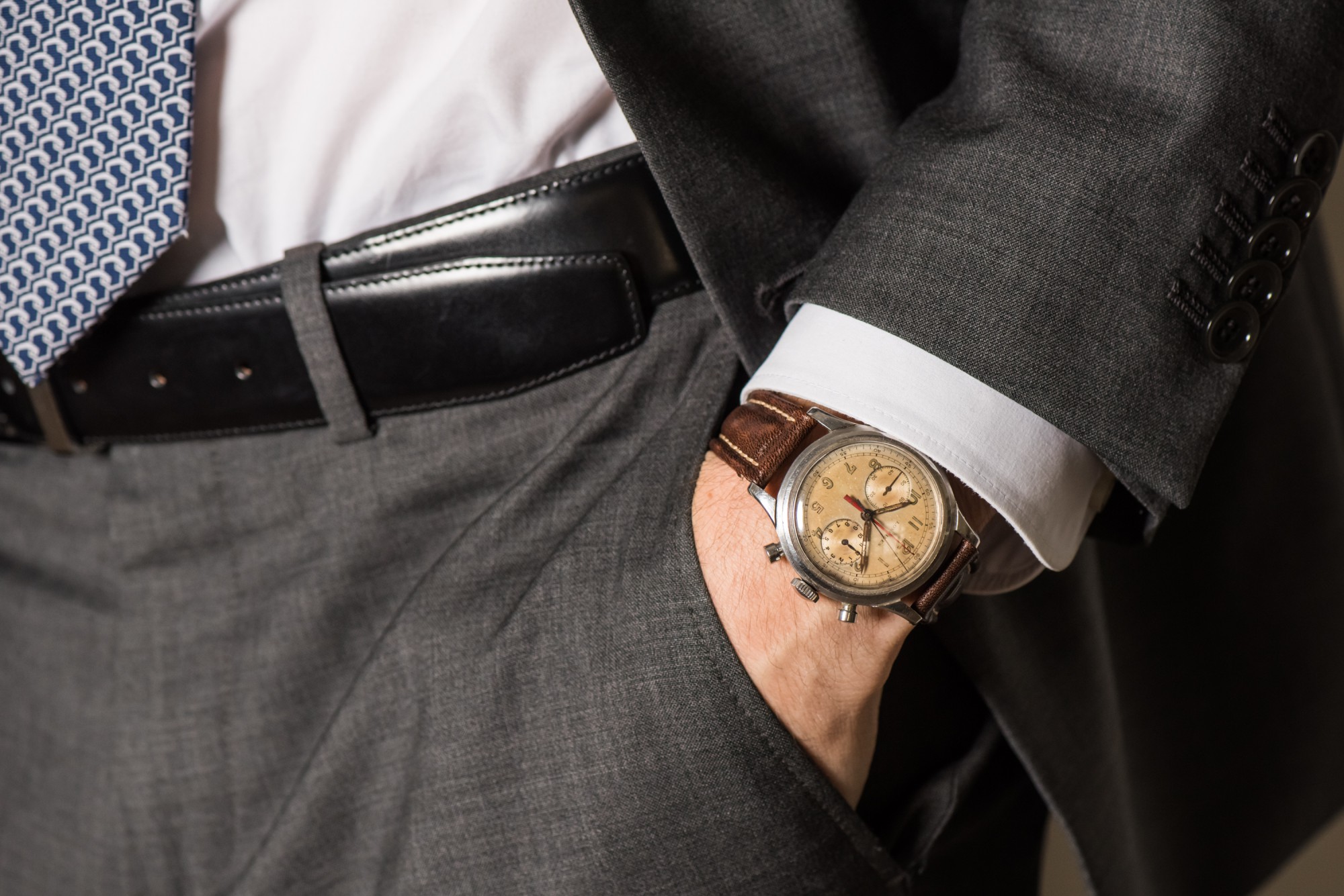 LONGINES | 'DOUBLE HAND', REF 5699 STAINLESS STEEL CHRONOGRAPH ...